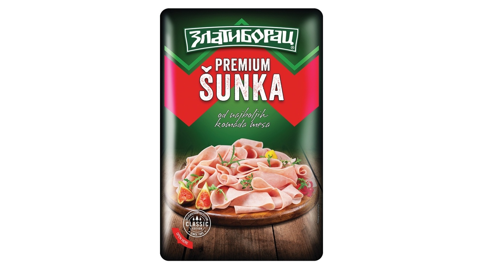 ZLATIIBORAC premium šunka slajs 125g - Cenoteka