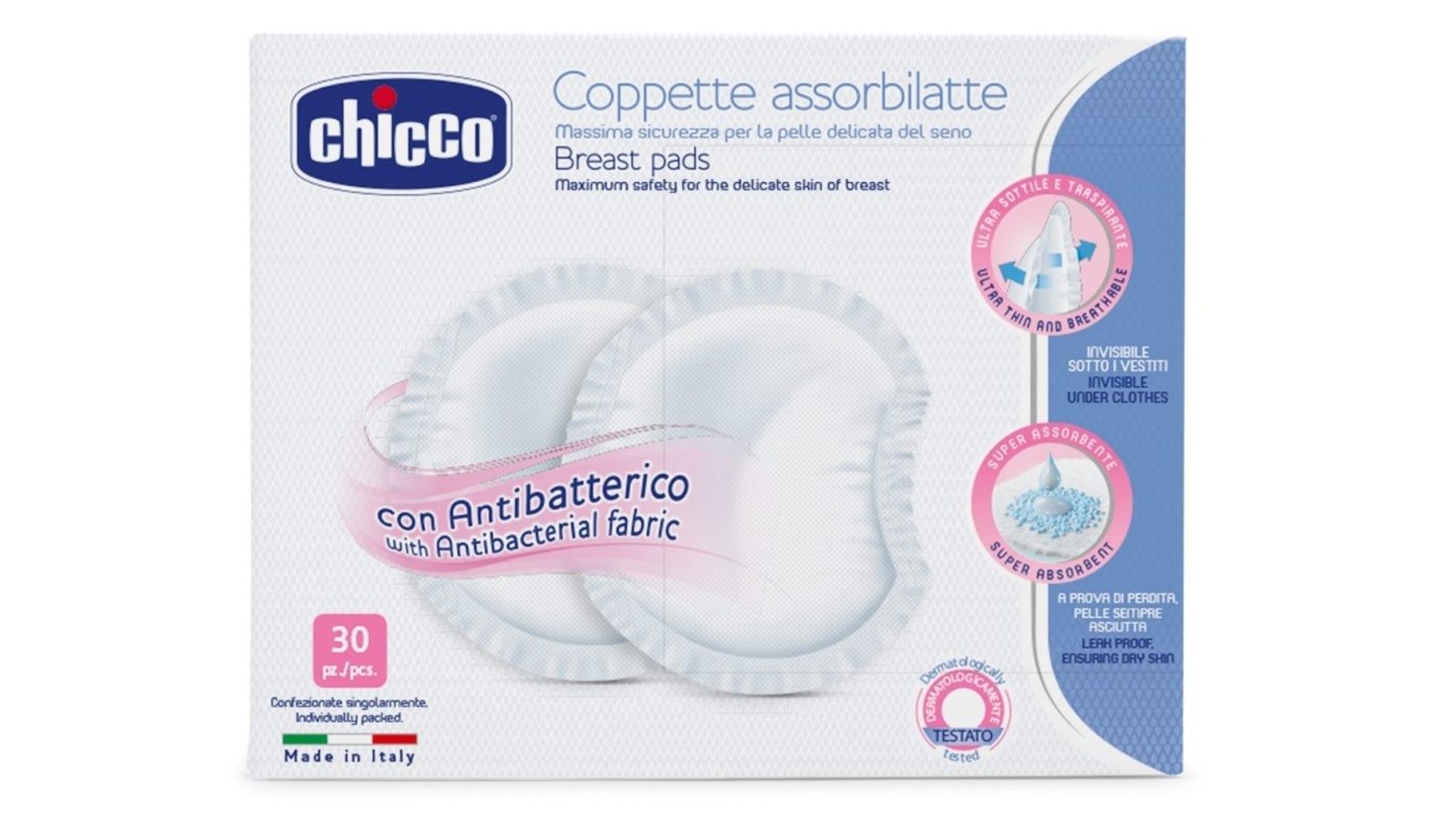Tuferi za grudi CHICCO 30kom - Cenoteka