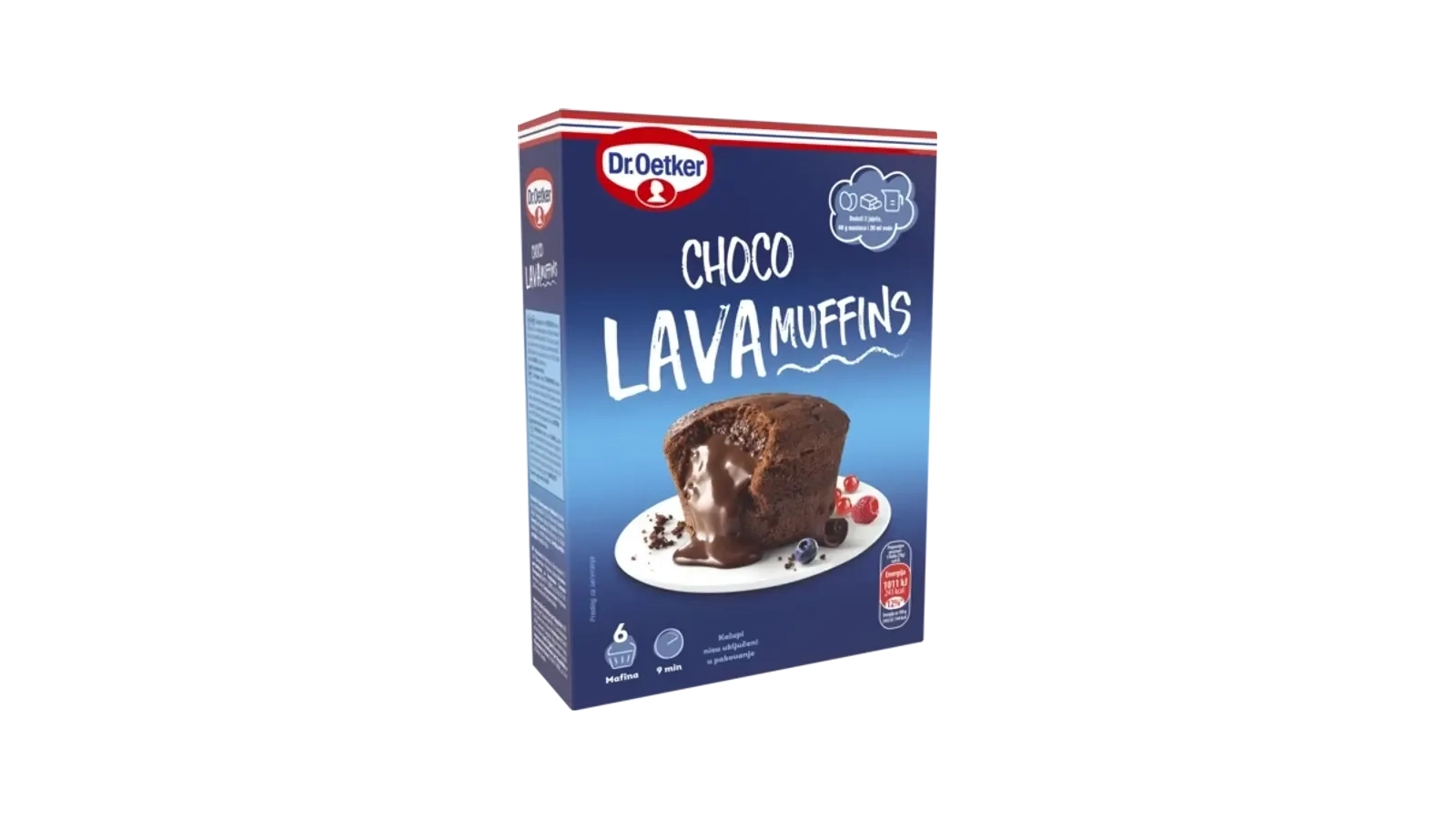 Smeša za mafine DR. OETKER choco lava 260g - Cenoteka