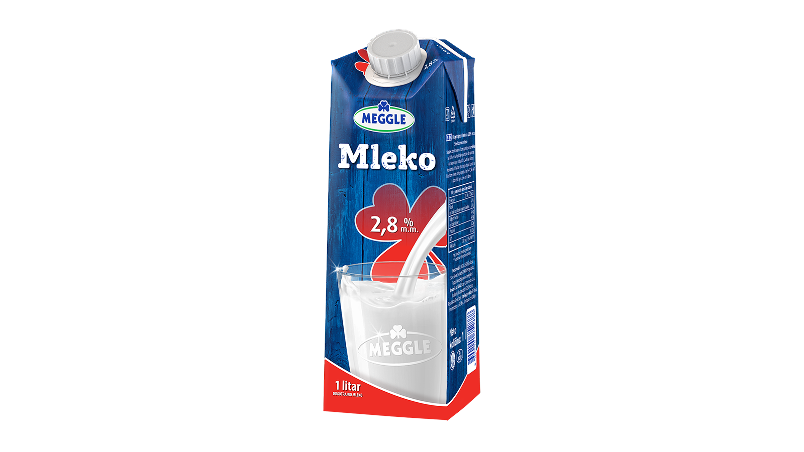 Dugotrajno mleko MEGGLE 2,8%mm 1l - Cenoteka