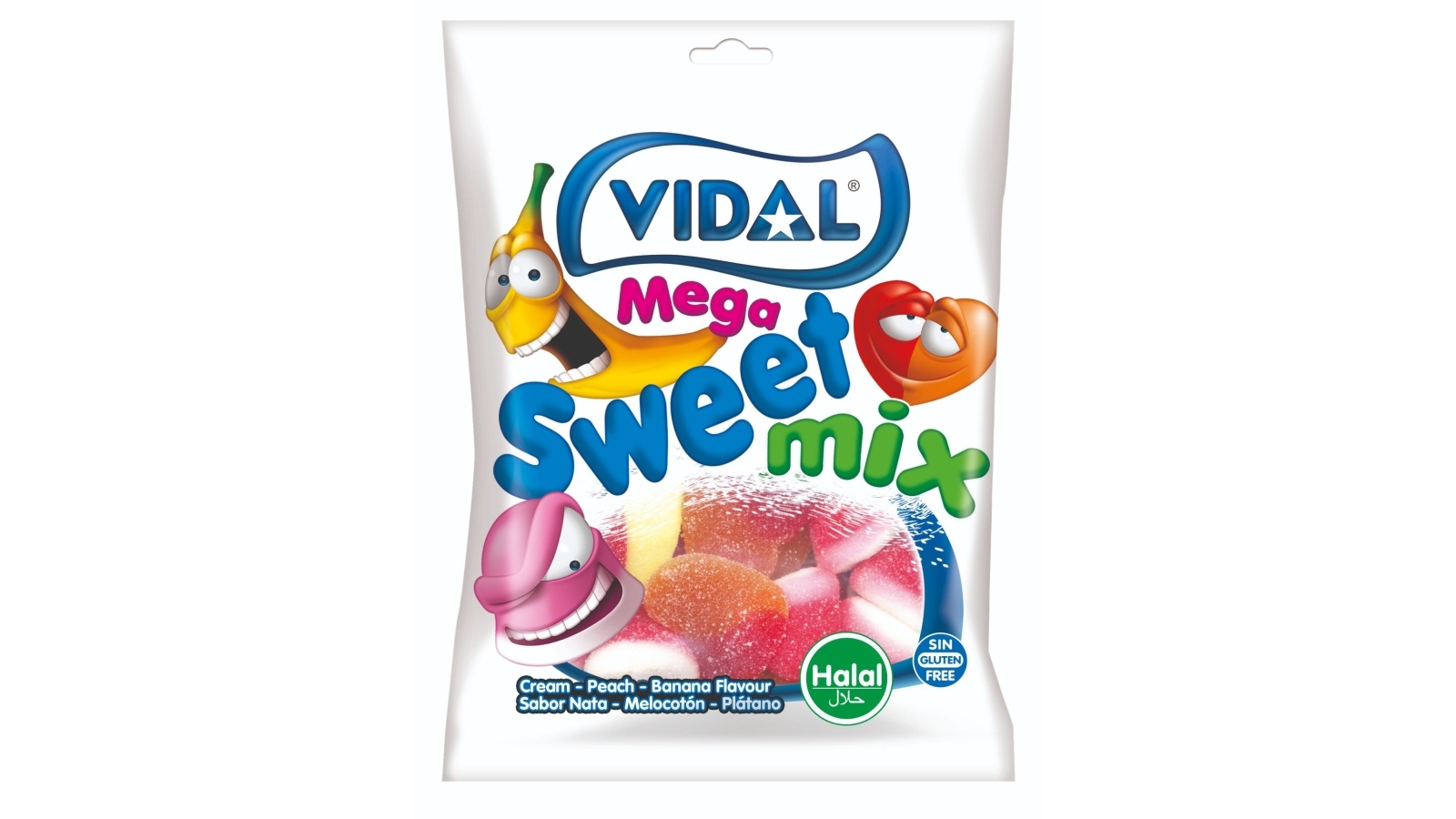 Gumene bombone VIDAL mega sweet mix 90g - Cene i Akcije