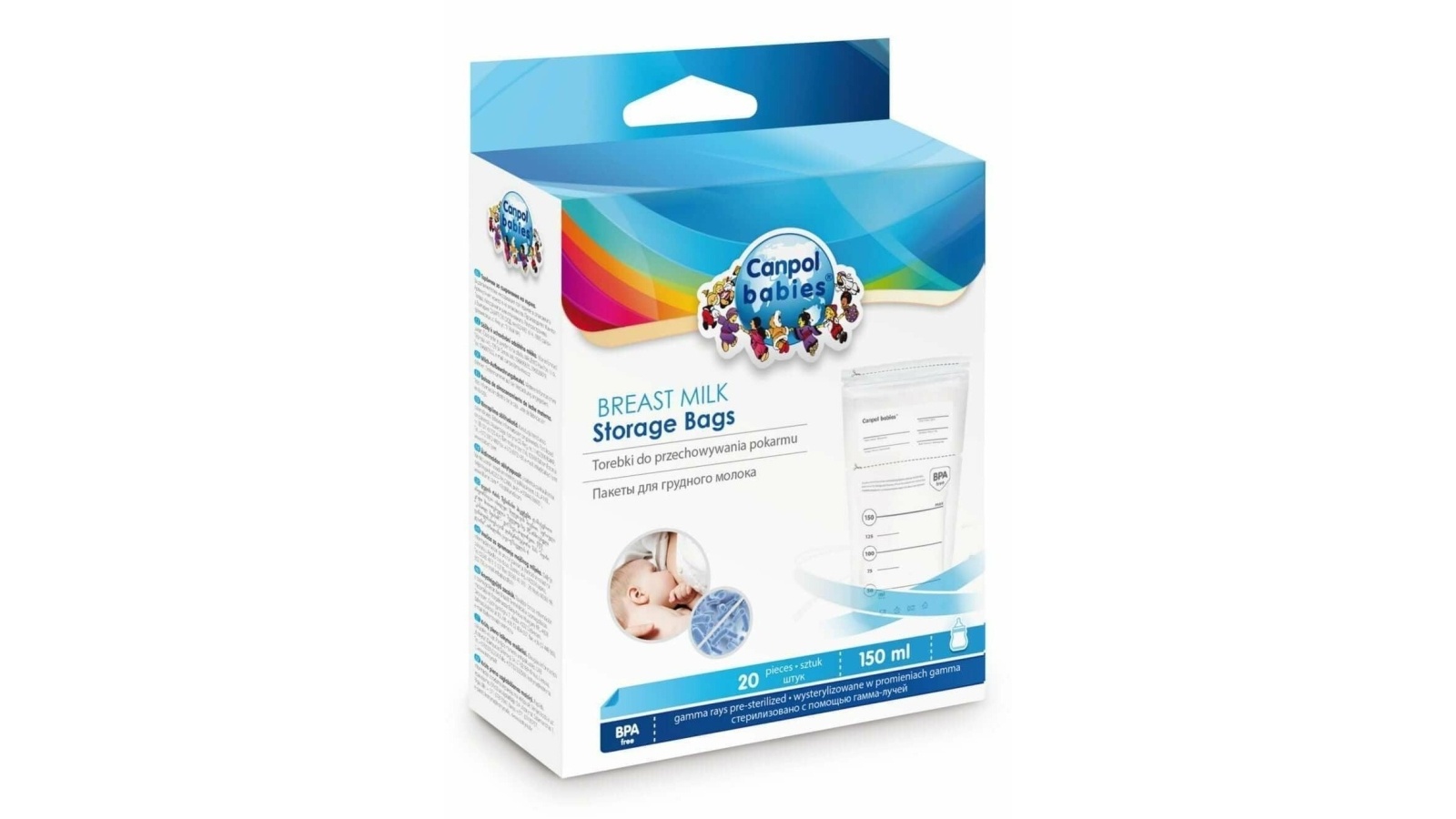 Kesice za čuvanje mleka CANPOL BABIES 70/001 20kom - Cenoteka