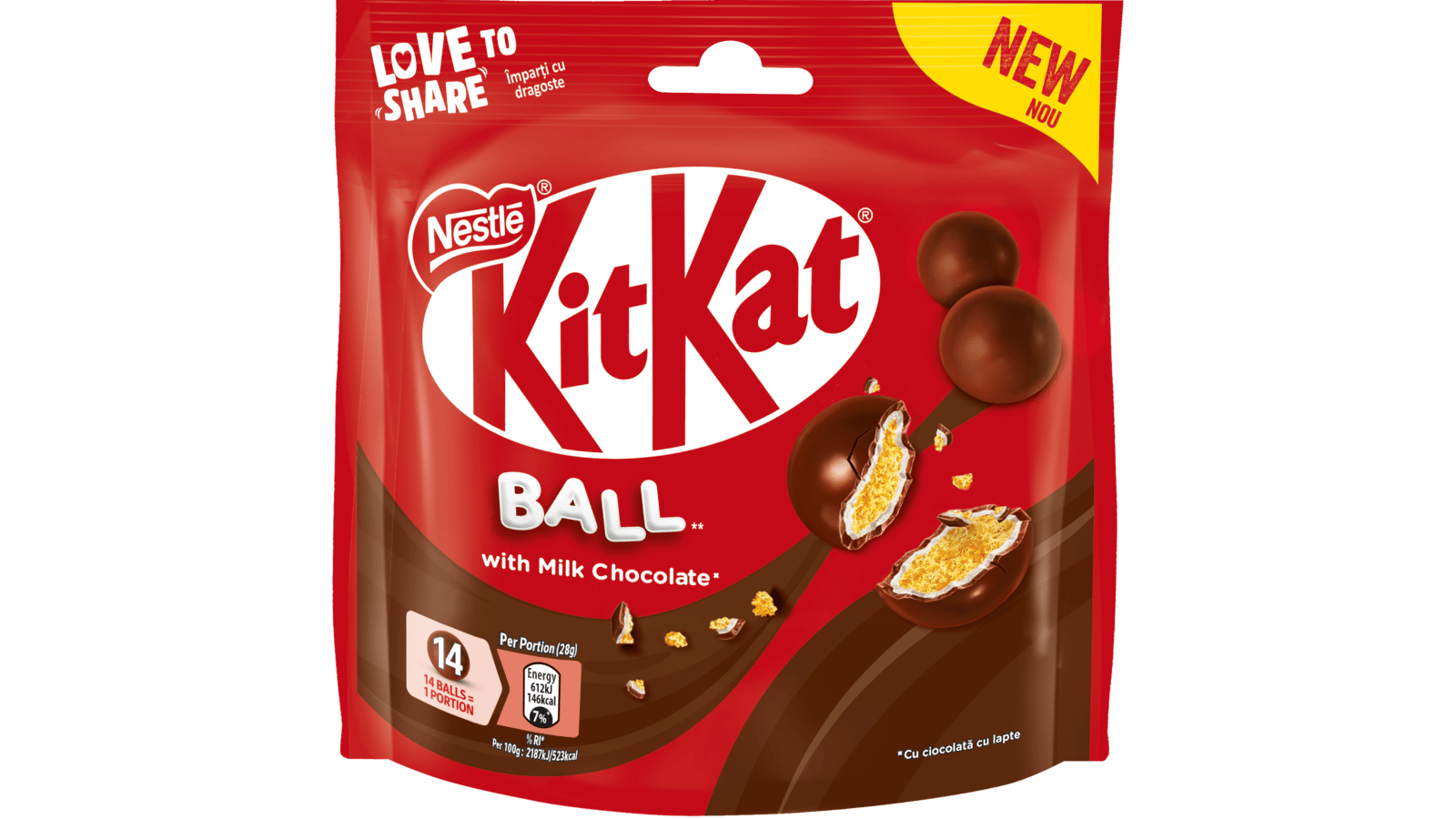 KIT KAT Ball milk 140g - Cenoteka