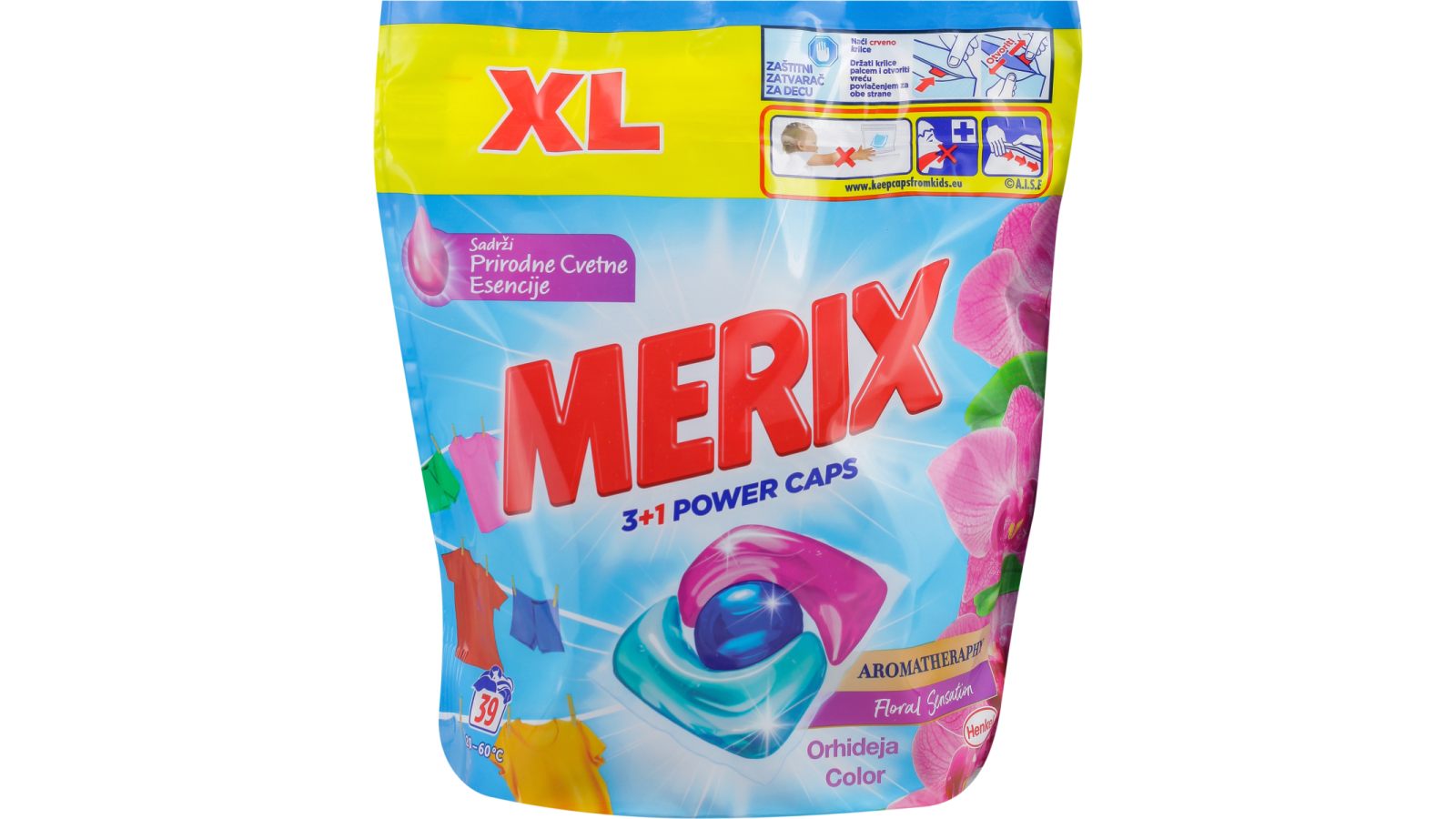 MERIX kapsule za veš orhideja i ulje makadamije 39kom - Cenoteka