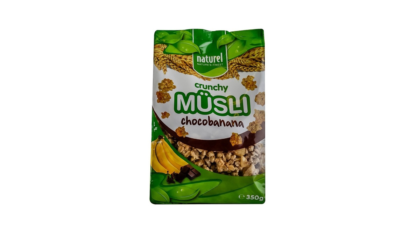 Musli NATUREL Crunchy čokolada banana 350g - Cenoteka