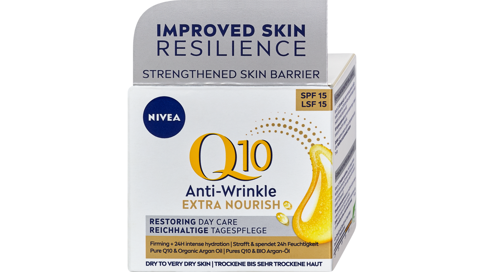 NIVEA Q10 Extra nourish dnevna krema protiv bora SPF15 50ml - Cenoteka