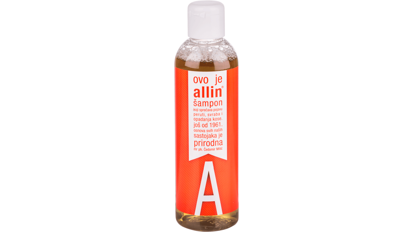 Šampon ALLIN protiv peruti i opadanja kose 200ml - Cenoteka