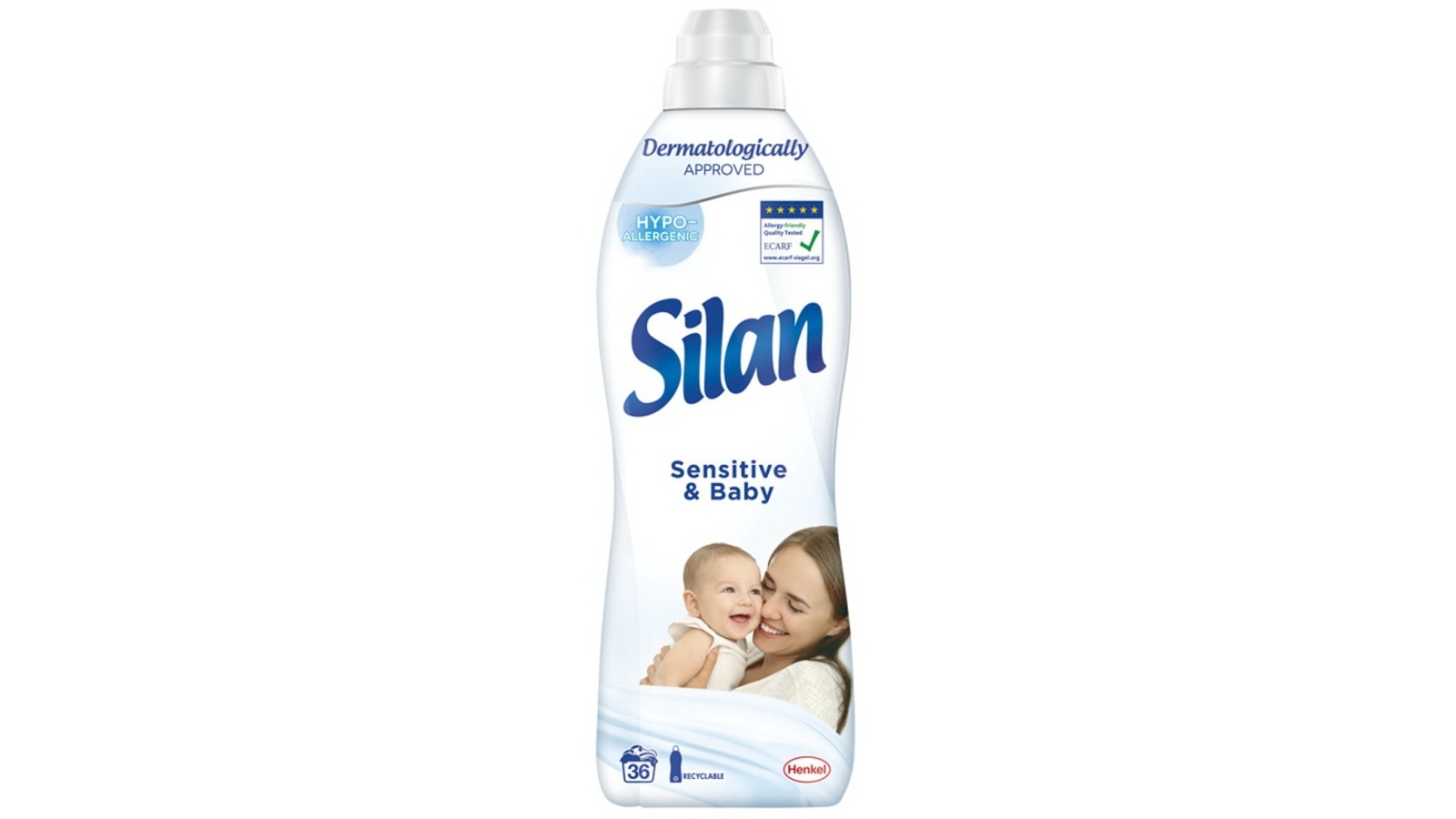 SILAN Sensitive & baby omekšivač za veš 36 pranja (900ml) - Cenoteka