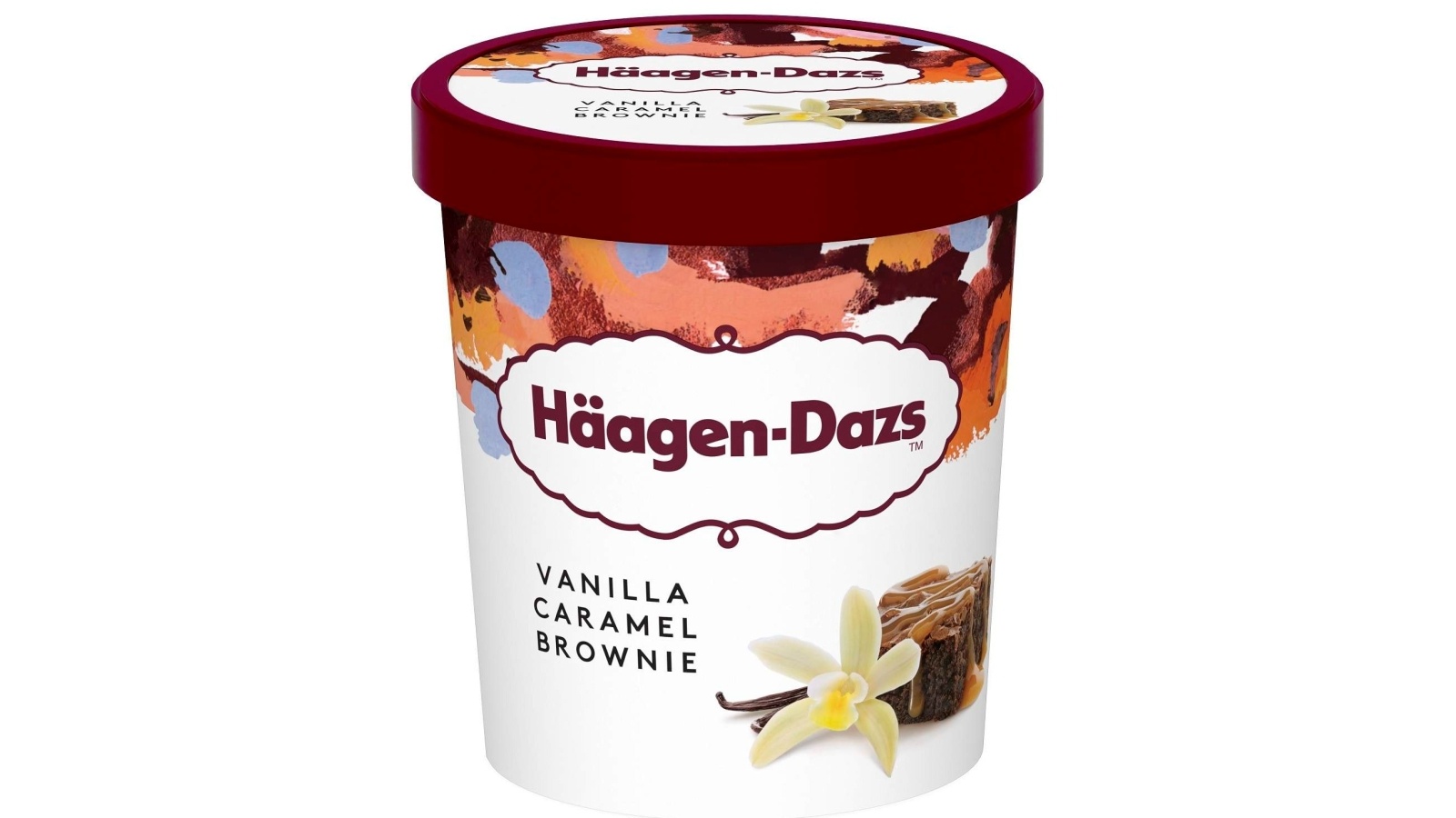 Sladoled HAAGEN DAZS vanila caramel brownie pint 460ml - Cenoteka