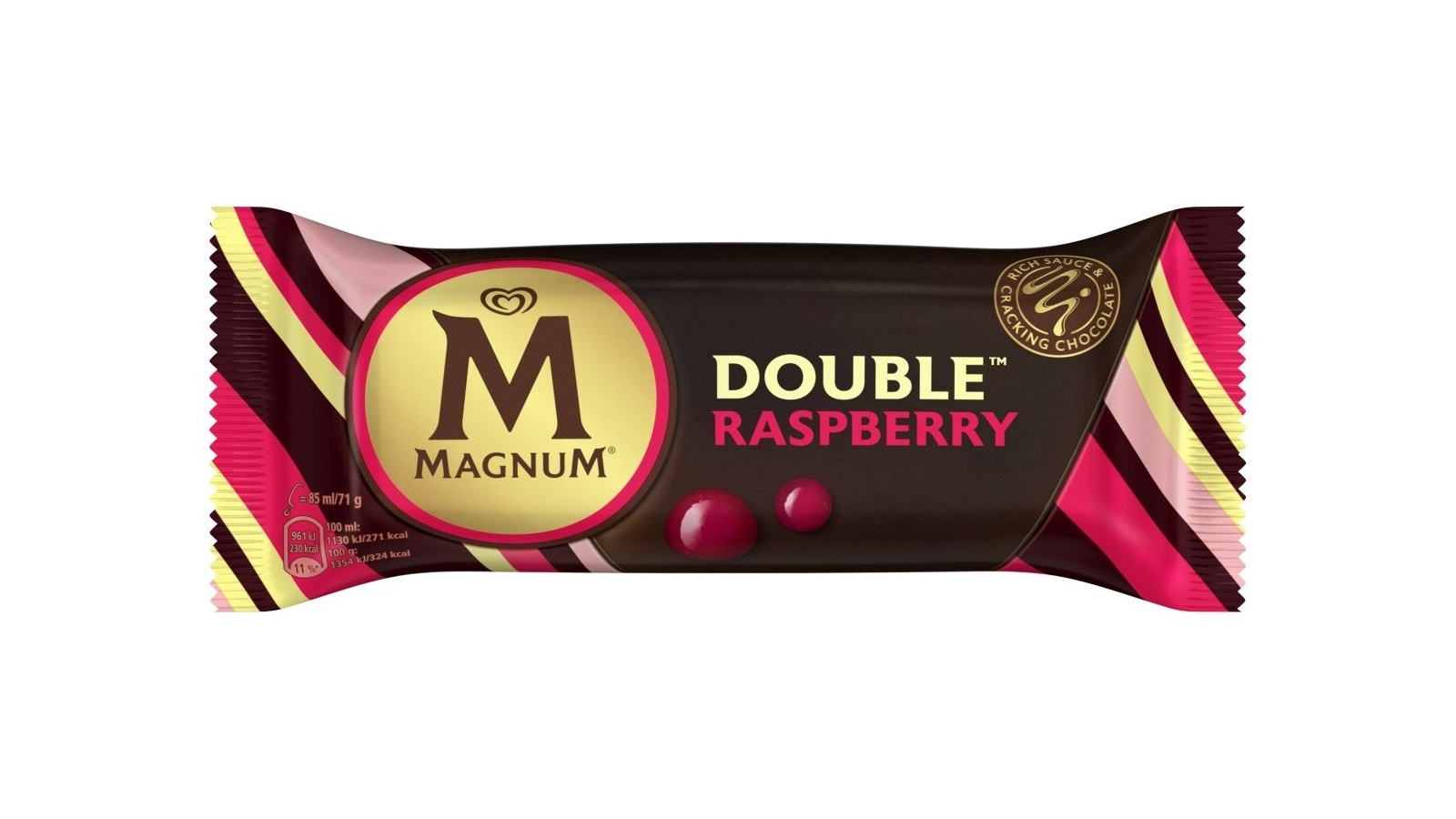 Sladoled MAGNUM Double raspberry 88ml - Cenoteka