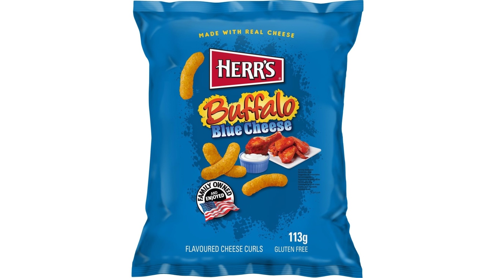 Flips HERR'S Buffalo blue cheese 113g - Cenoteka