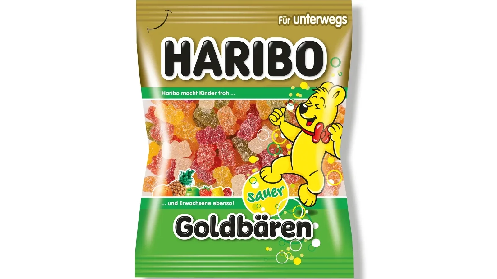 Gumene bombone HARIBO Goldbears sour 100g - Cenoteka
