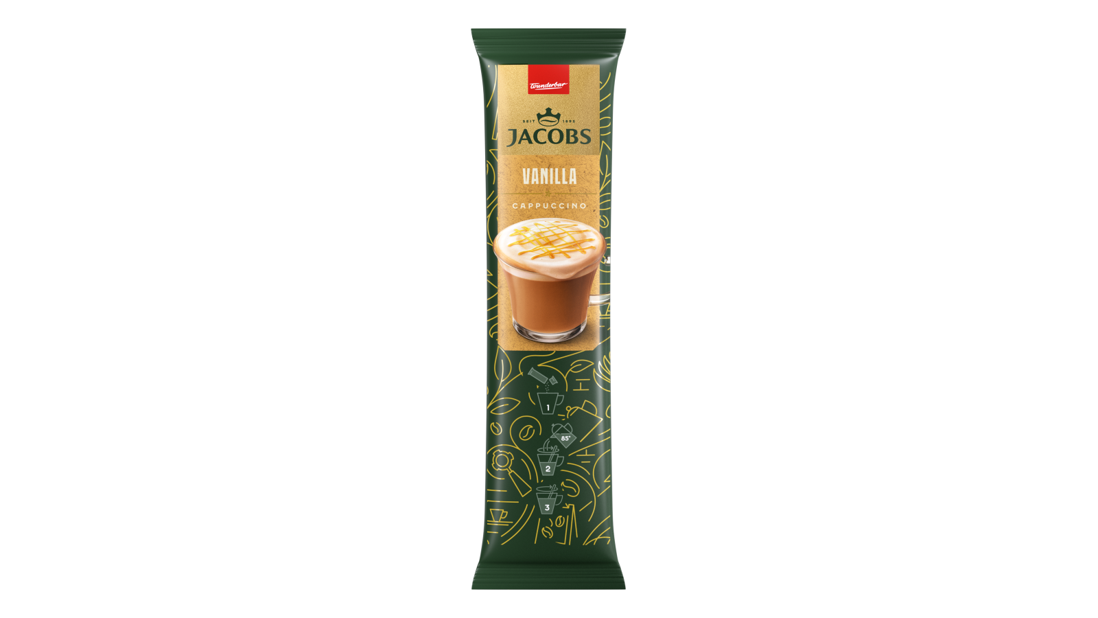 Instant kafa JACOBS cappuccino vanilla 12g - Cenoteka