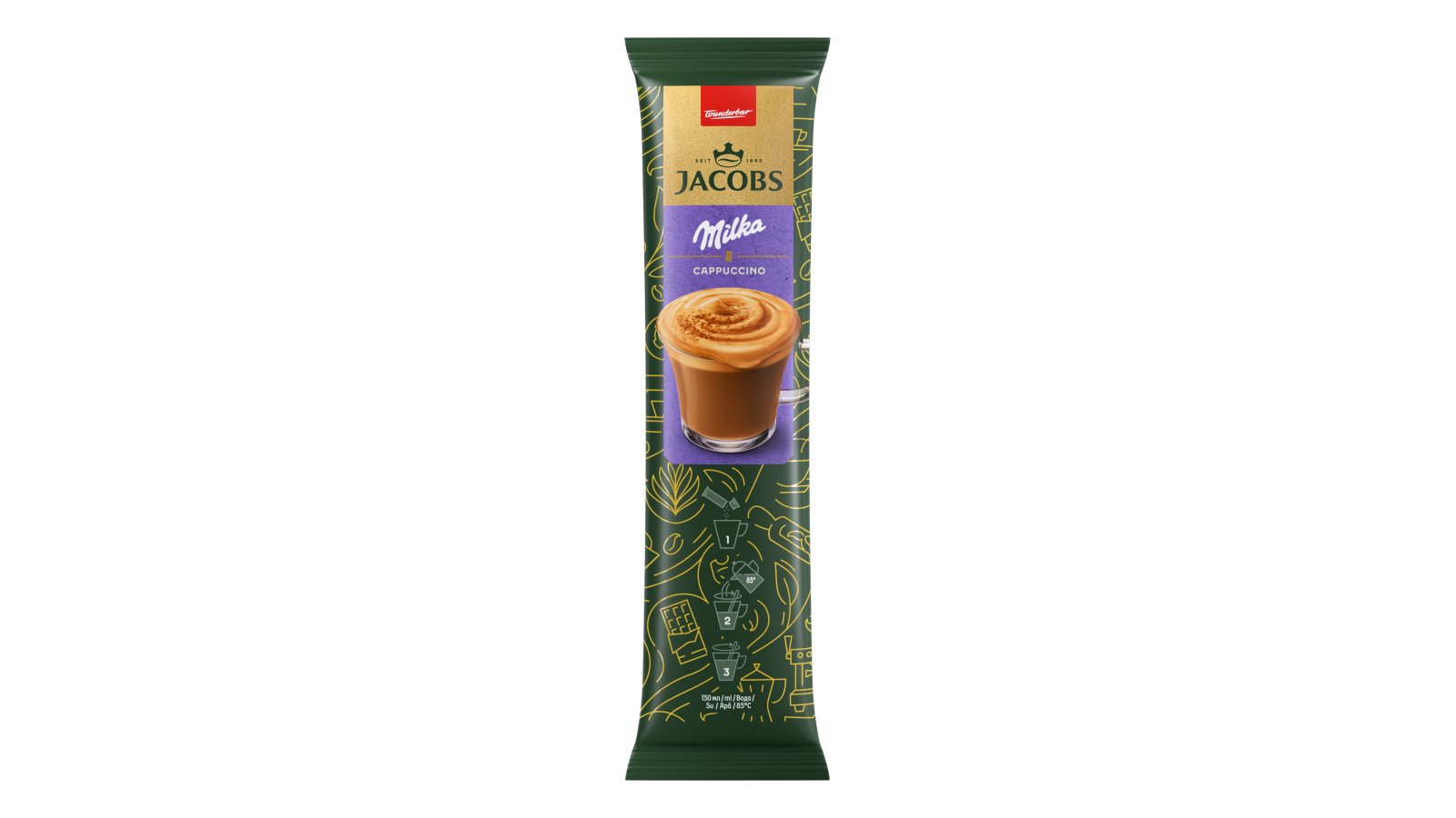 Instant kafa JACOBS Milka cappuccino 15,8g - Cenoteka