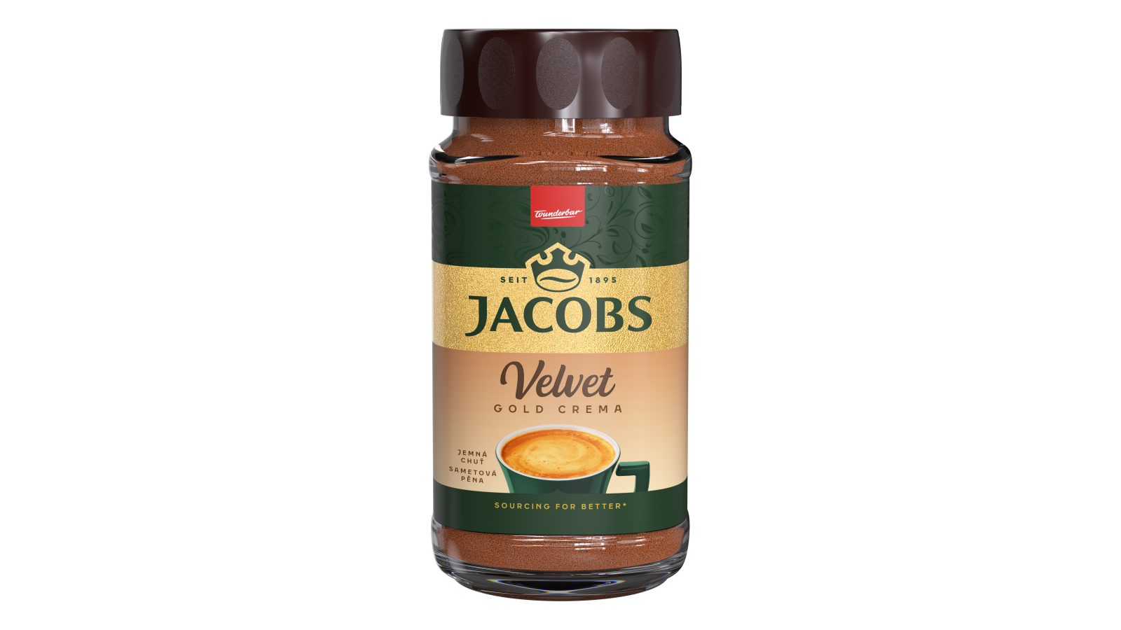 Instant kafa JACOBS velvet gold crema 180g - Cenoteka