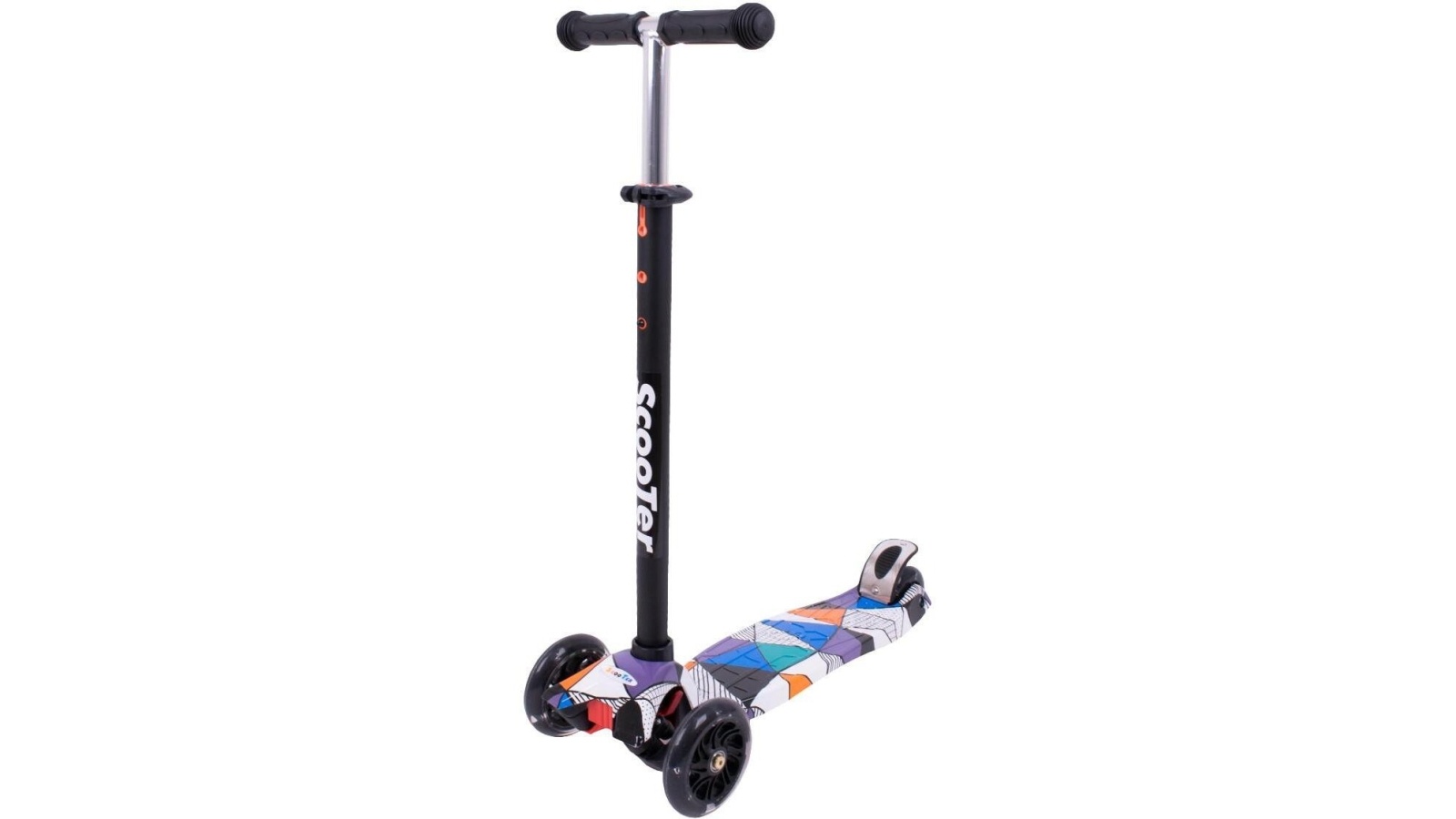 JUNGLE dečiji trotinet Triangle MG014 crni - Cenoteka