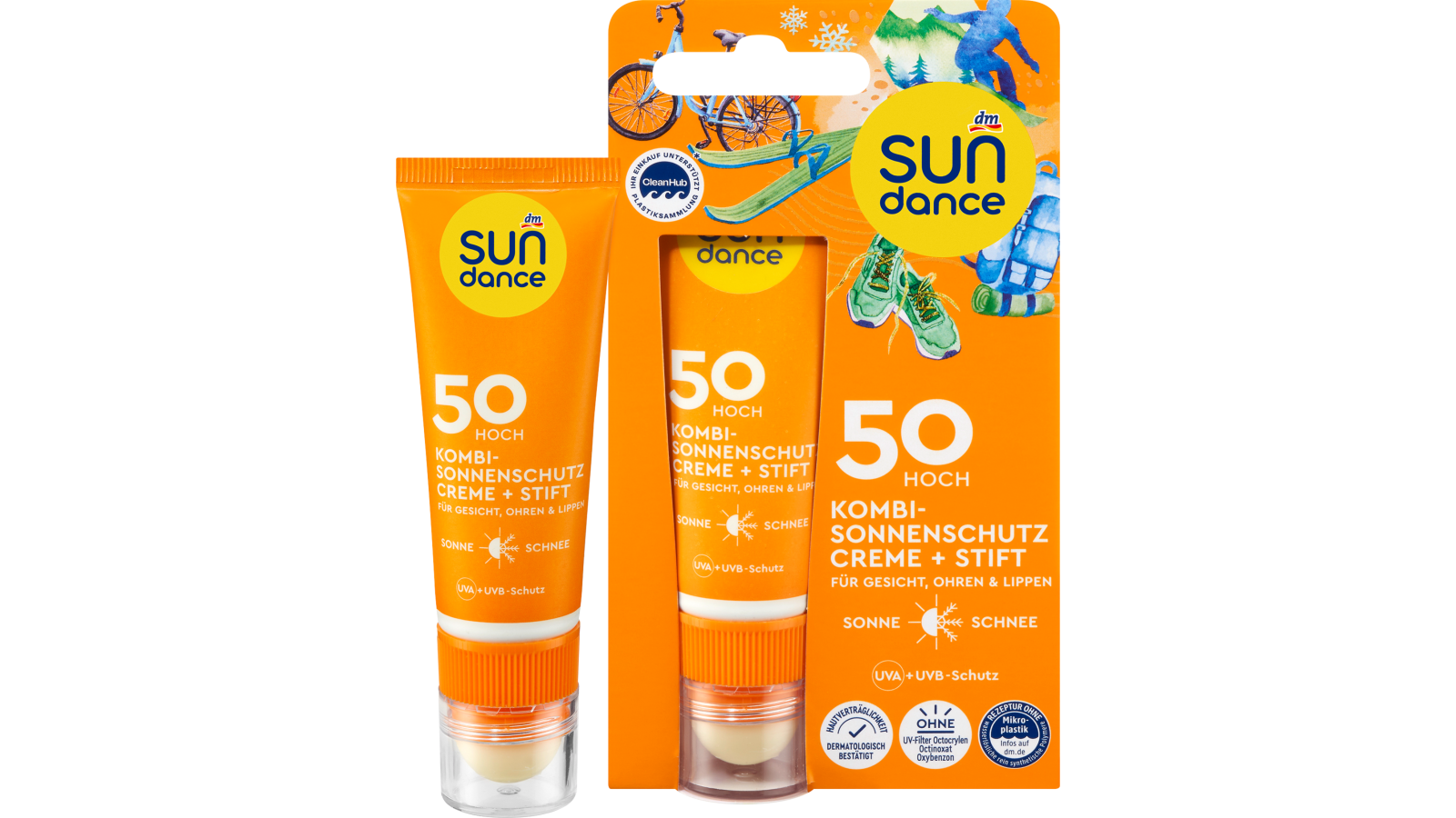 Krema za sunčanje i balzam za usne SUNDANCE SPF50 25ml+3g - Cenoteka