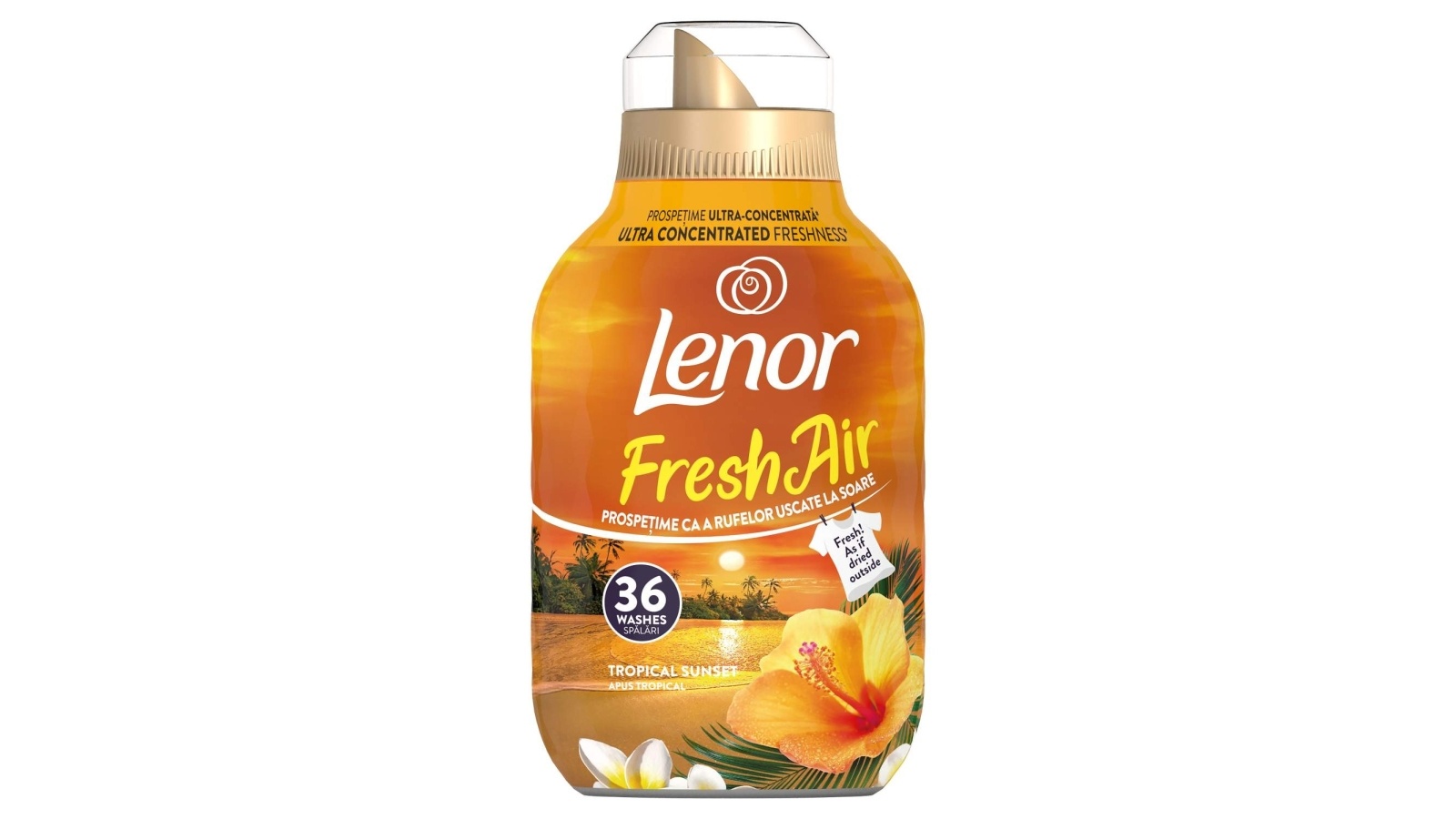LENOR Fresh air tropical sunset omekšivač 36 pranja (504ml) - Cenoteka