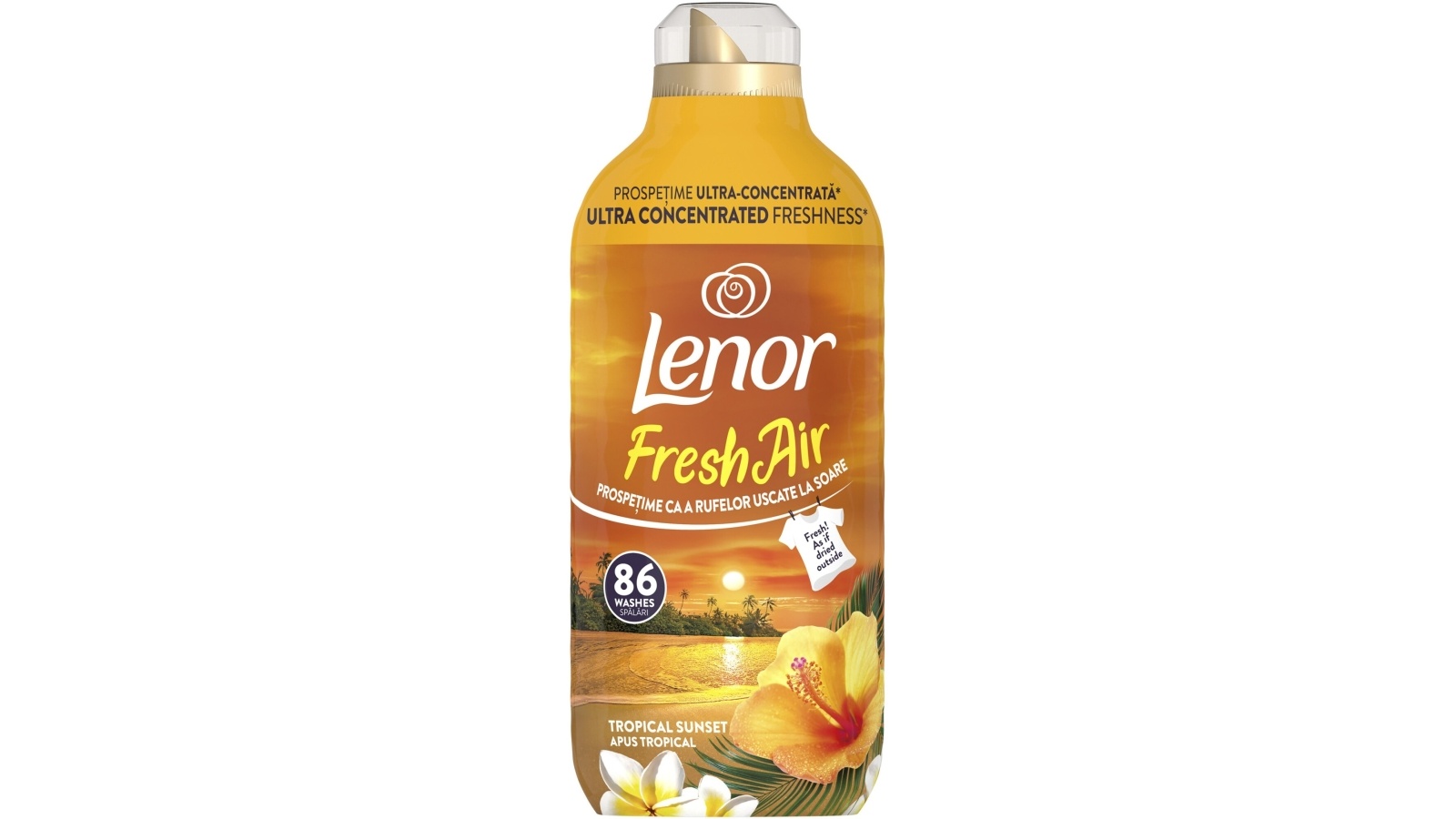 LENOR Fresh air tropical sunset omekšivač 86 pranja (1,204l) - Cenoteka