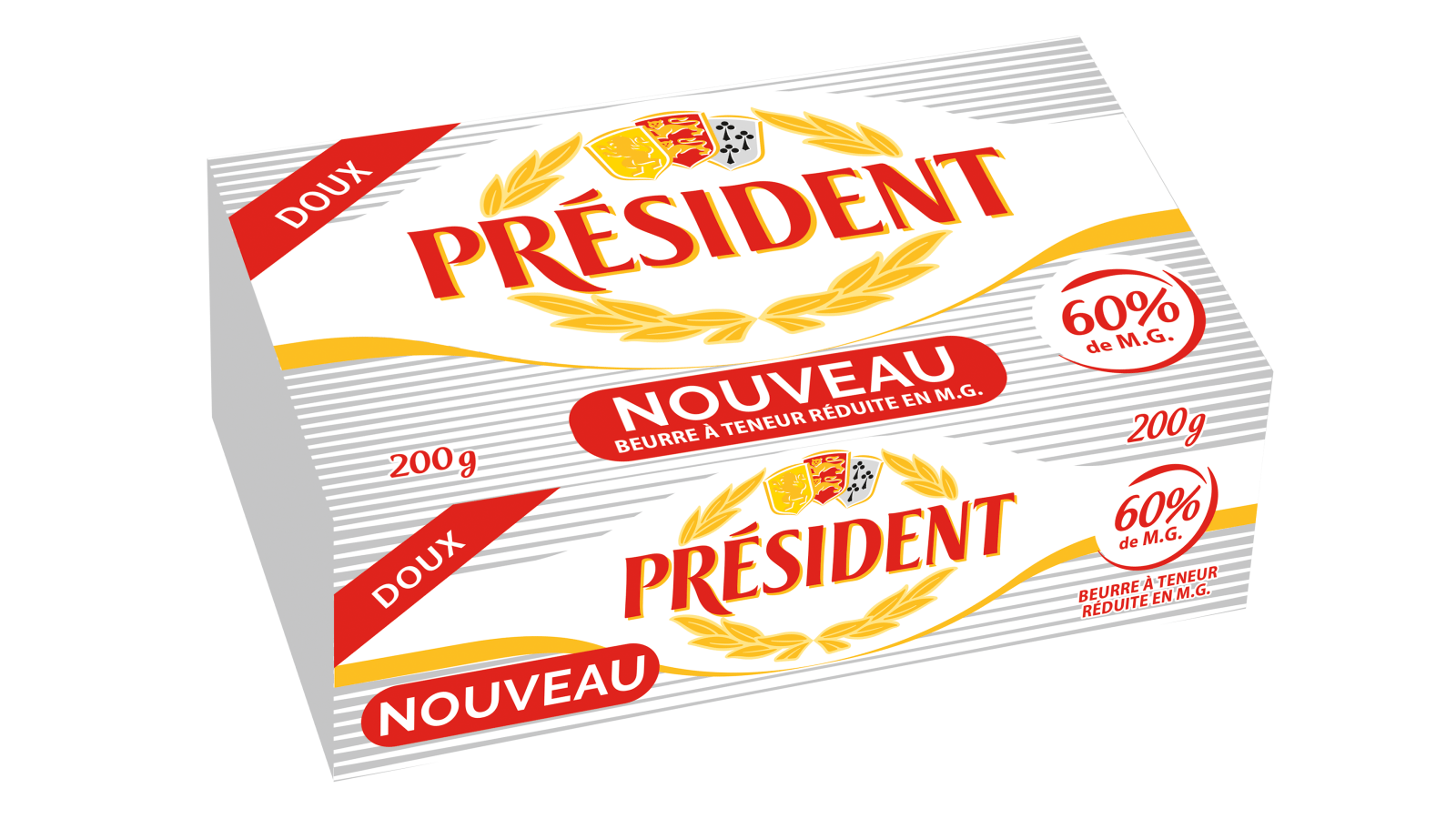 Maslac PRESIDENT 60%mm 200g - Cenoteka