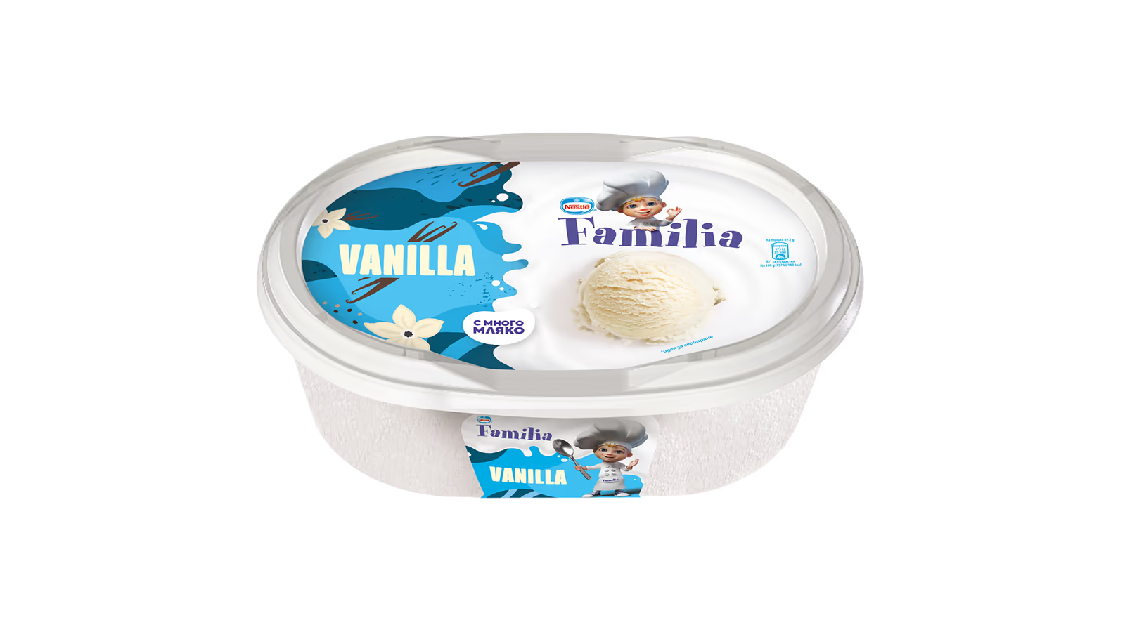 Sladoled FAMILIA vanilla 700ml - Cenoteka