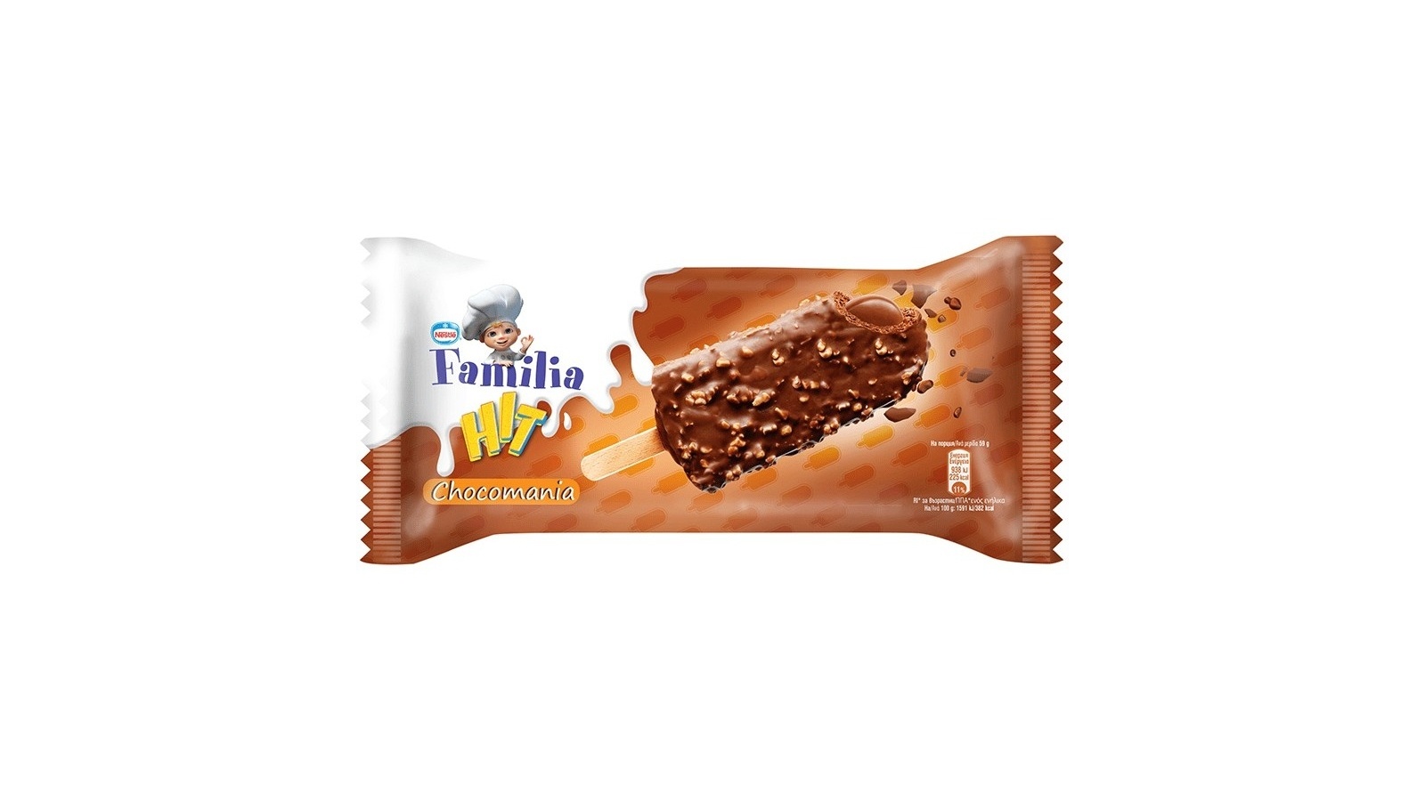 Sladoled FAMILITA Hit chocomania štapić 76ml - Cenoteka