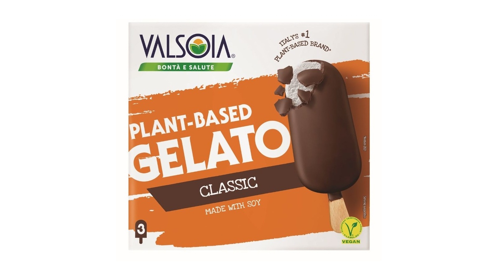 Sladoled VALSOIA vegan multipak štapić 3kom 250g - Cenoteka