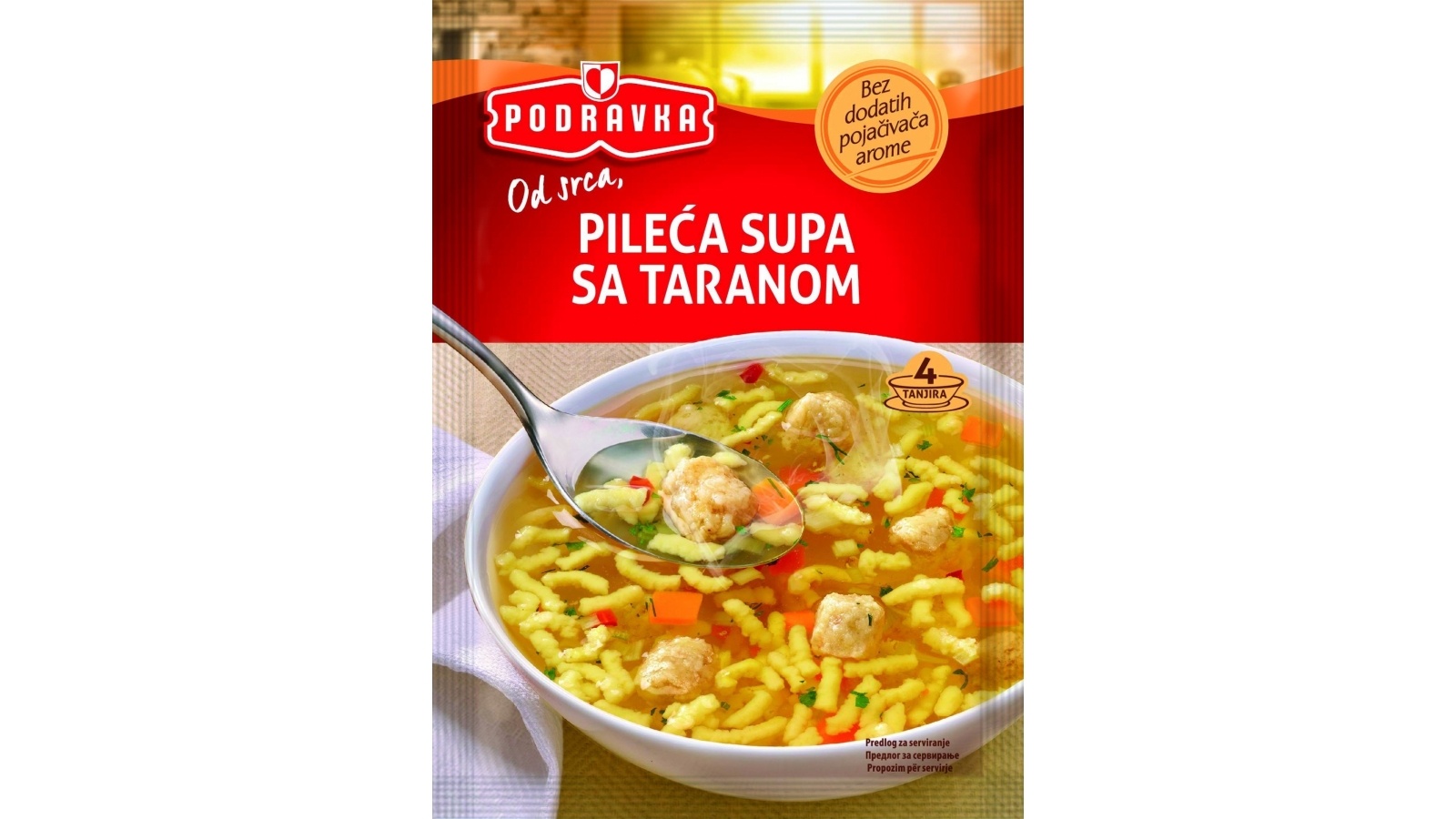 Supa PODRAVKA pileća sa taranom 65g - Cenoteka