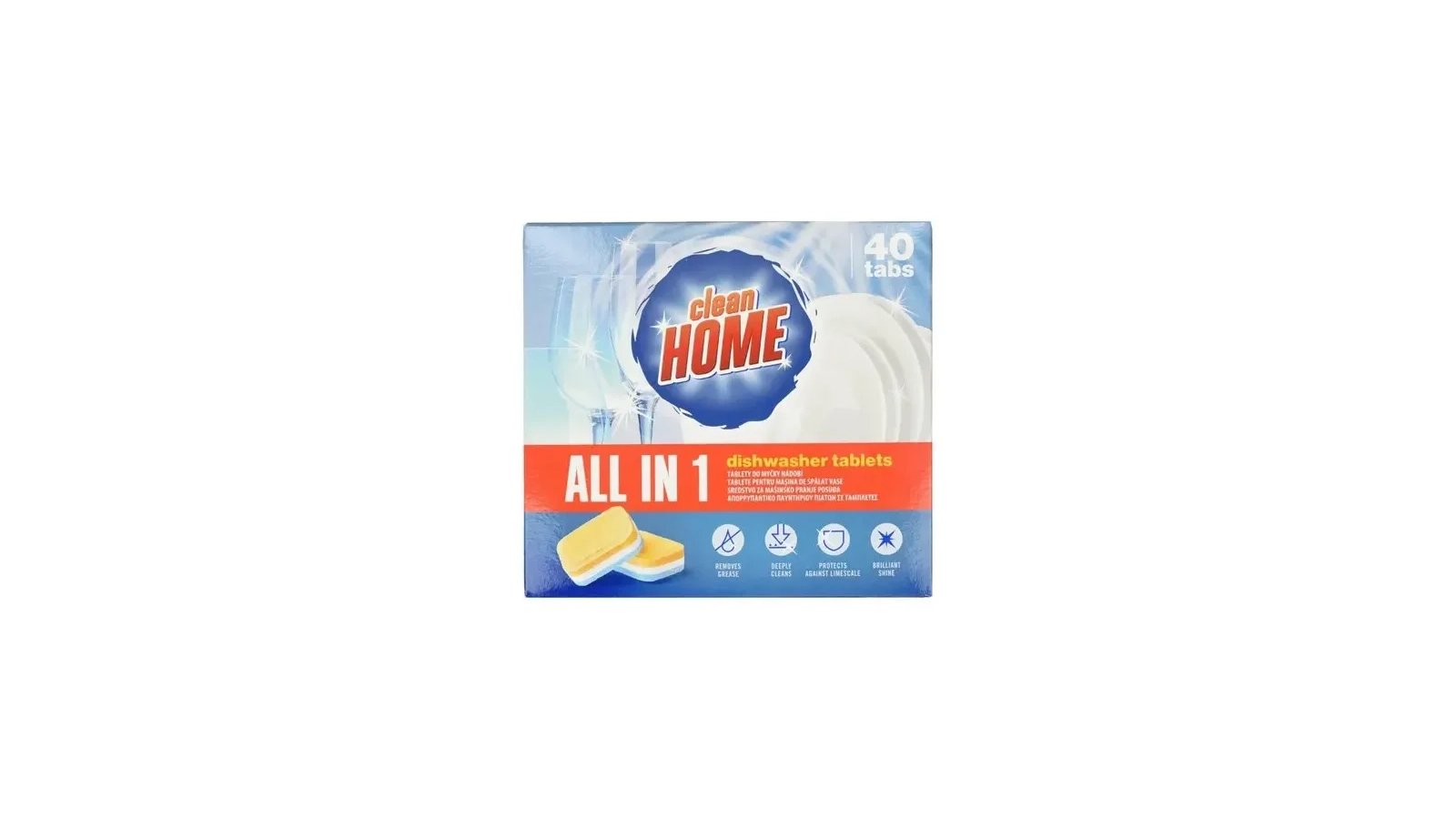 Tablete CLEAN HOME All in one 40kom - Cenoteka