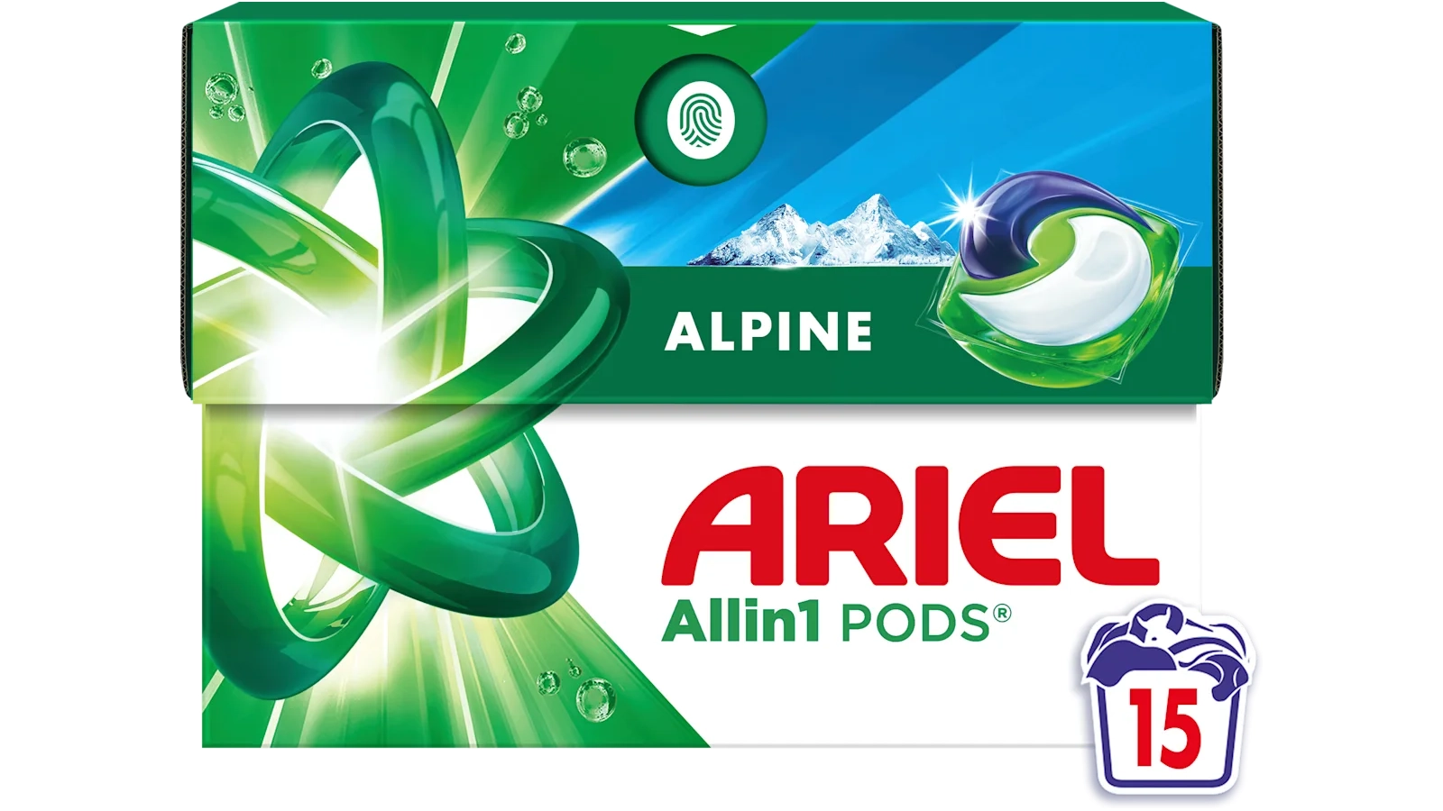 ARIEL PODS Alpine kapsule za veš 15 kom - Cenoteka