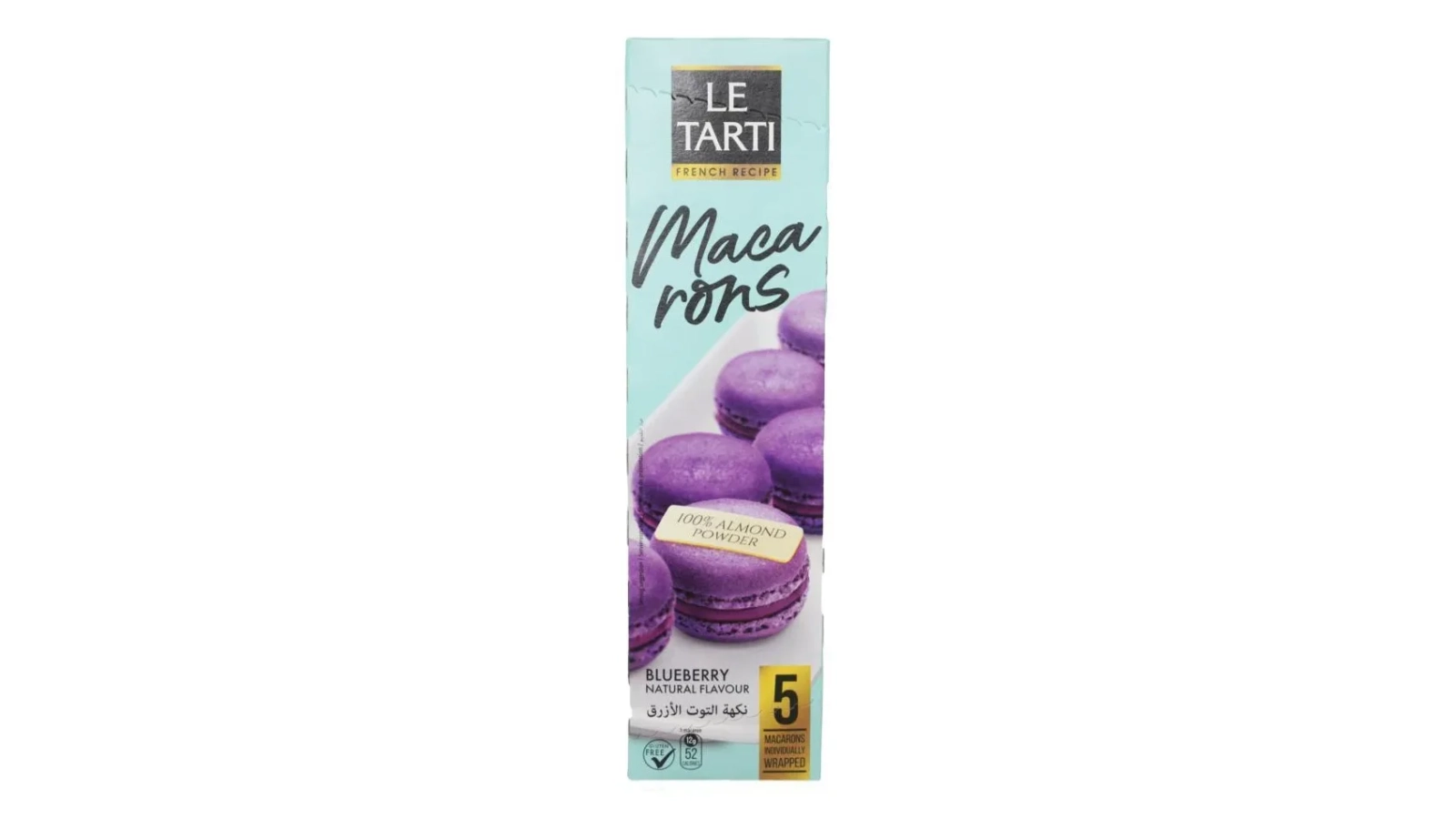 Biskvit LE TARTI Macarons borovnica 60g - Cene i Akcije