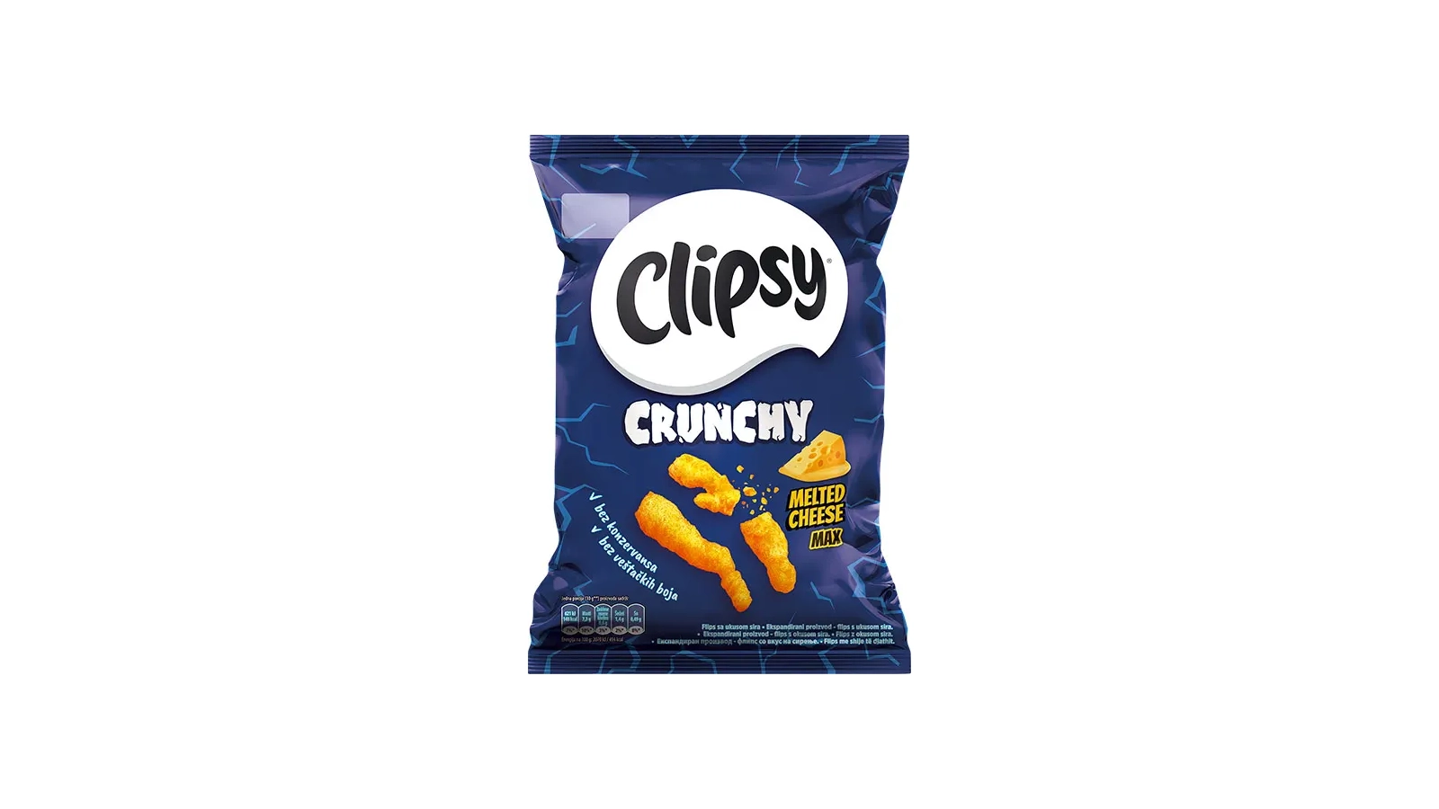 Flips CLIPSY Crunchy melted cheese 70g - Cenoteka