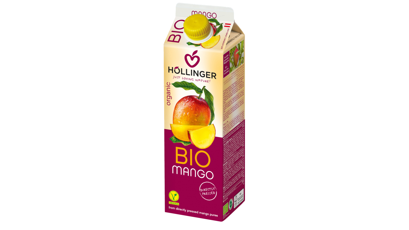 HOLLINGER organski sok mango 1l - Cenoteka