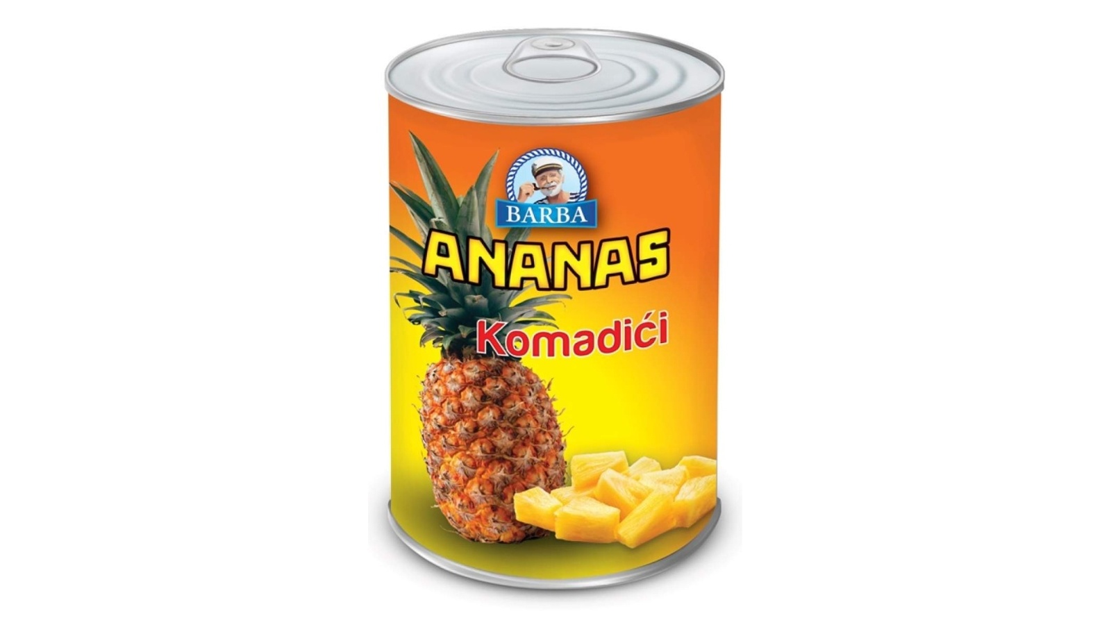 Kompot ananas komadići BARBA 565g - Cenoteka