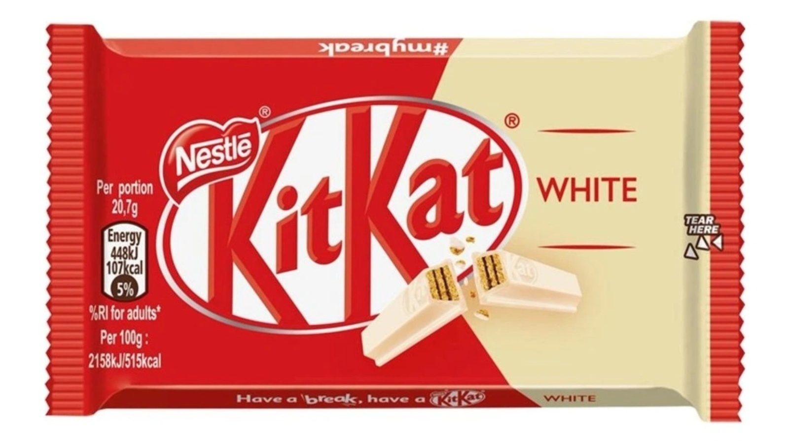 Napolitanka KIT KAT bela cokolada 41,5g - Cenoteka