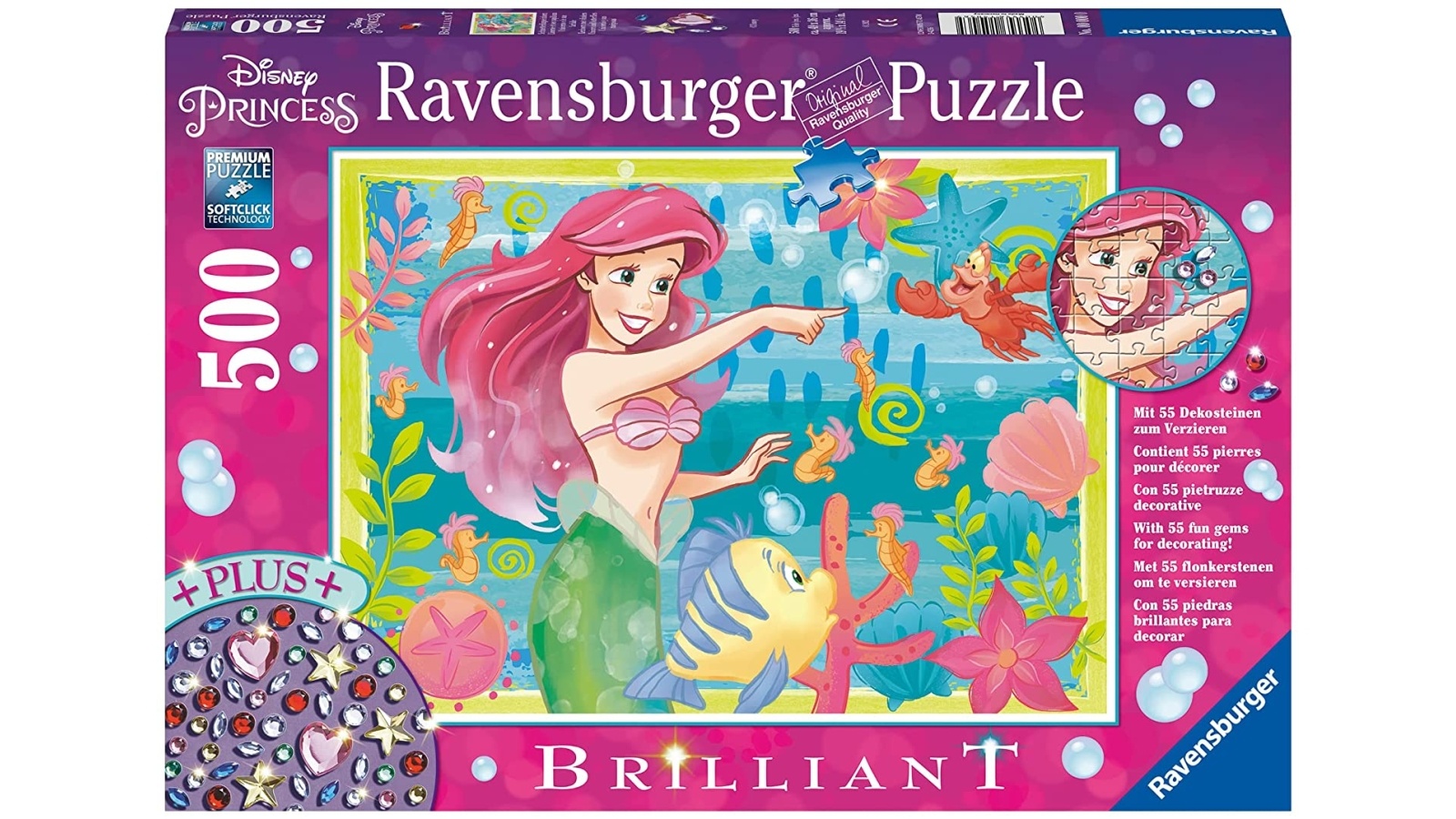 Puzzle Mala sirena RAVENSBURGER - Cenoteka