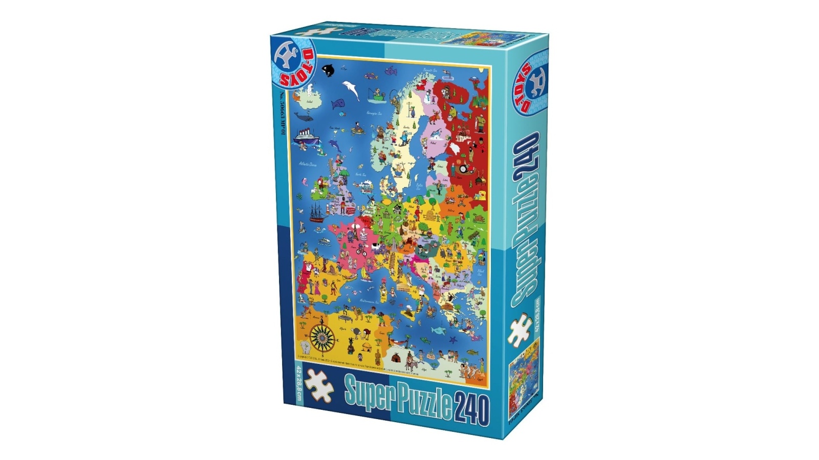 Puzzle Mapa 03 D-TOYS - Cenoteka