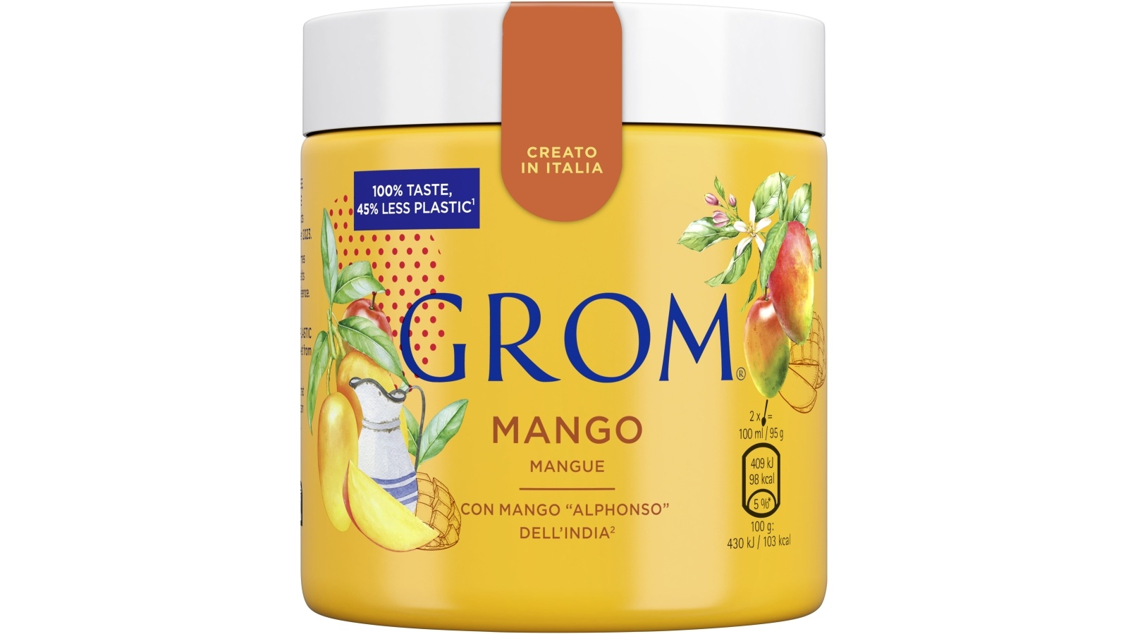 Sladoled GROM mango 460ml - Cenoteka