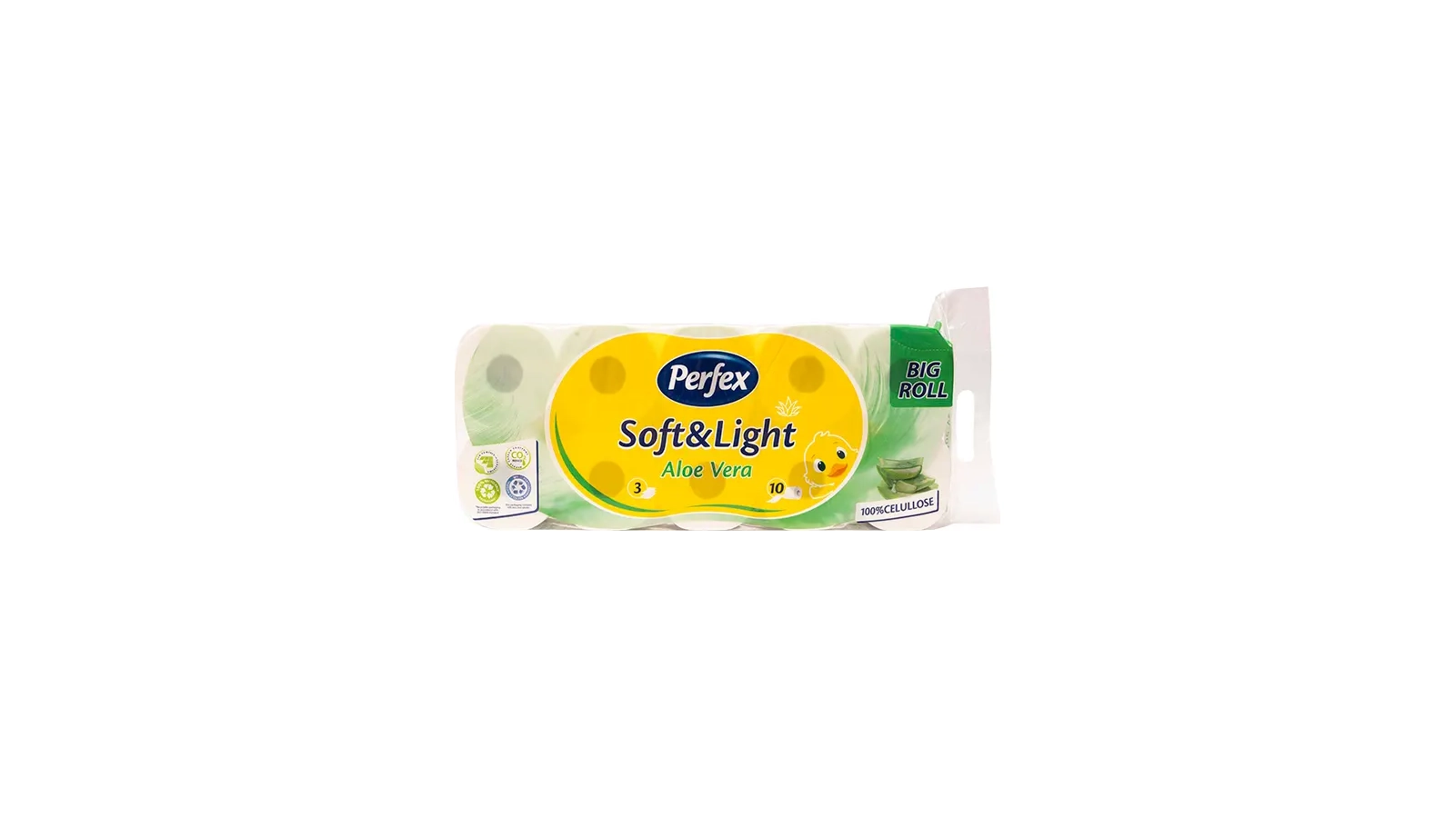 Toalet papir PERFEX soft & light aloe vera 3sloja 10kom - Cenoteka