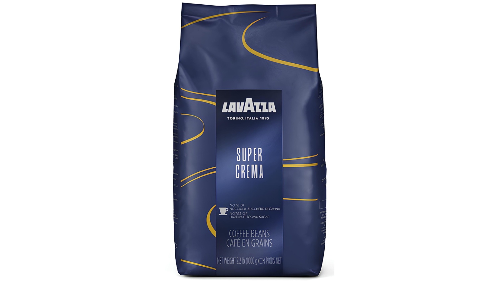 Espresso kafa LAVAZZA Super crema blue u zrnu 1kg - Cenoteka
