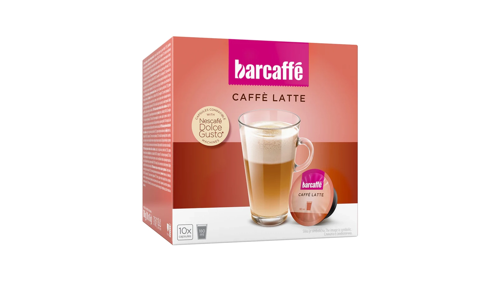 Kapsule PERFETTO Caffe latte 160g Barcaffe - Cenoteka