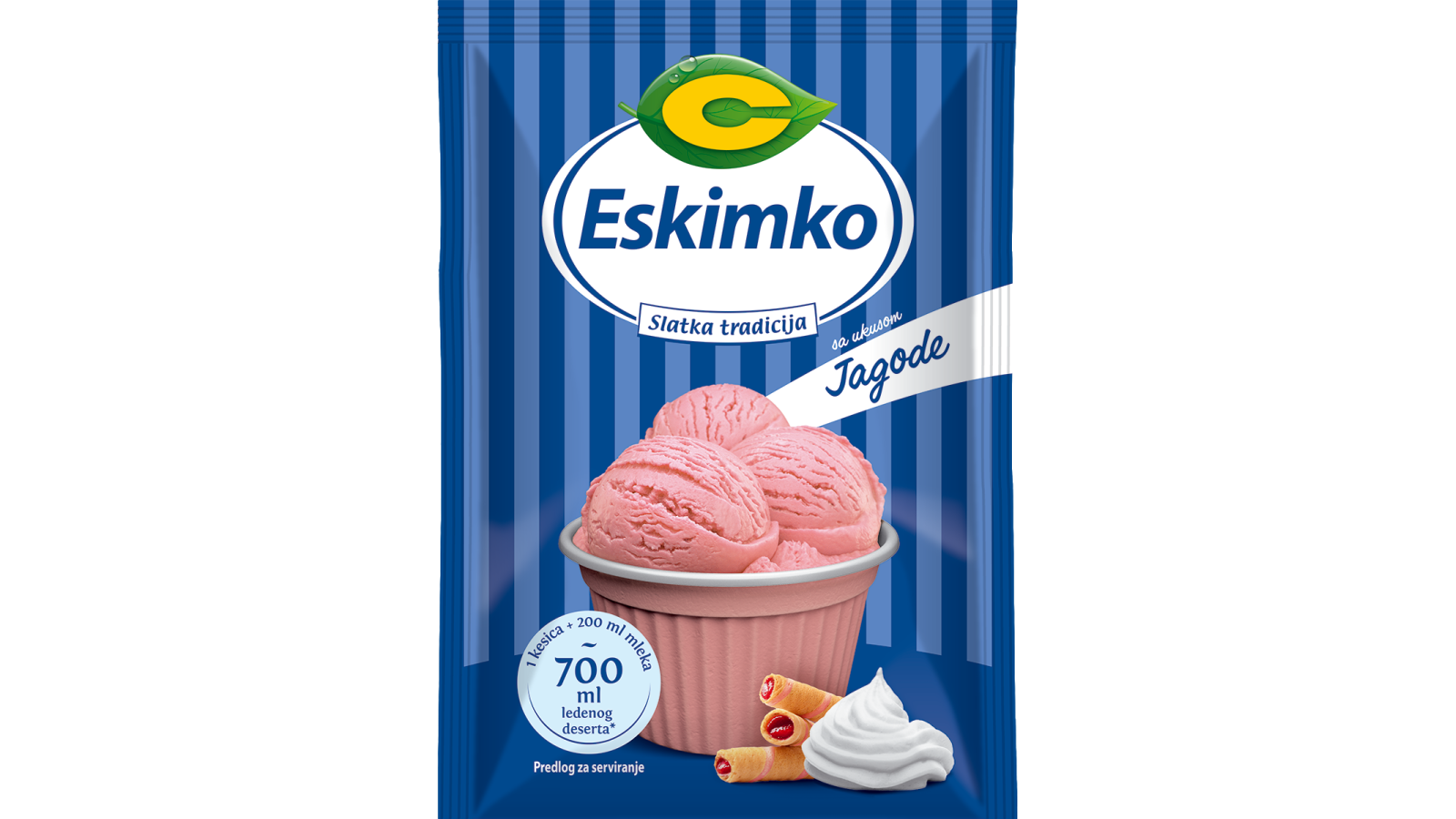 Sladoled ESKIMKO ledeni desert jagoda 75g - Cene i Akcije
