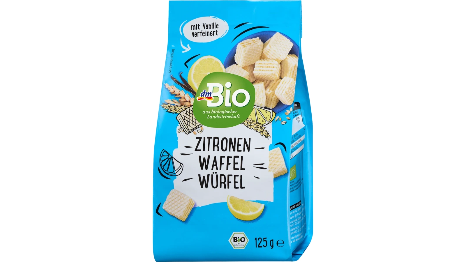 DM BIO napolitanke limun 125g - Cenoteka