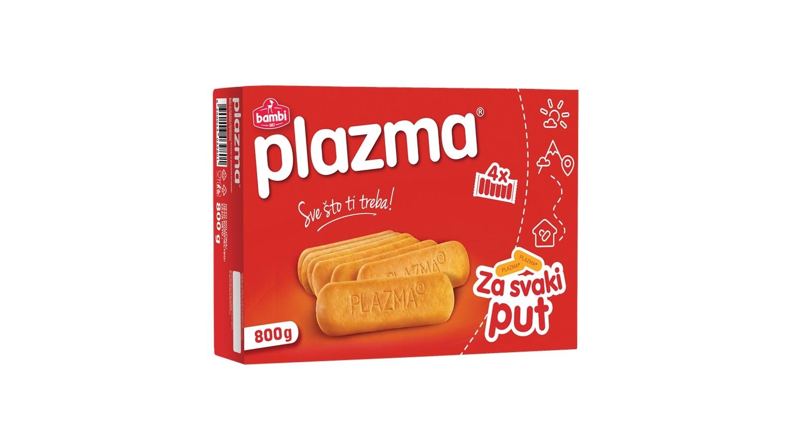 Keks Bambi PLAZMA 800g - Cene i Akcije