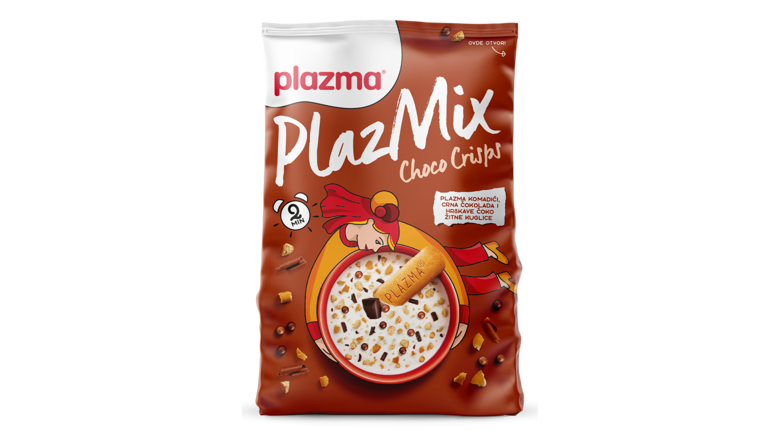 PLAZMIX obrok komadići choco crisps 70g - Cene i Akcije