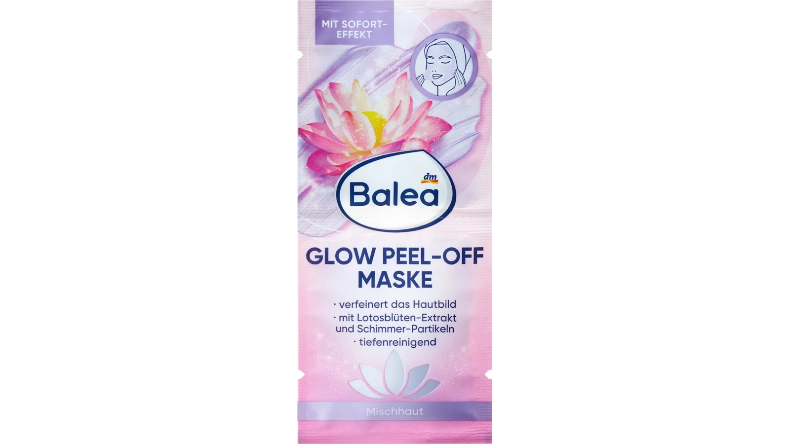 BALEA Glow peel off maska za lice 2x8ml - Cenoteka