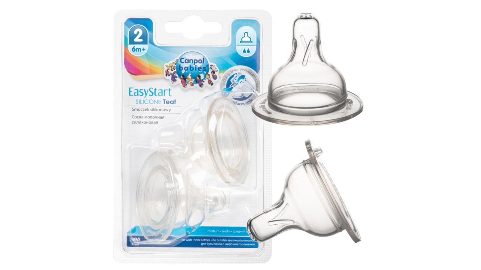 CANPOL BABIES Easy Start silikonska cucla 21/731 1kom - Cenoteka