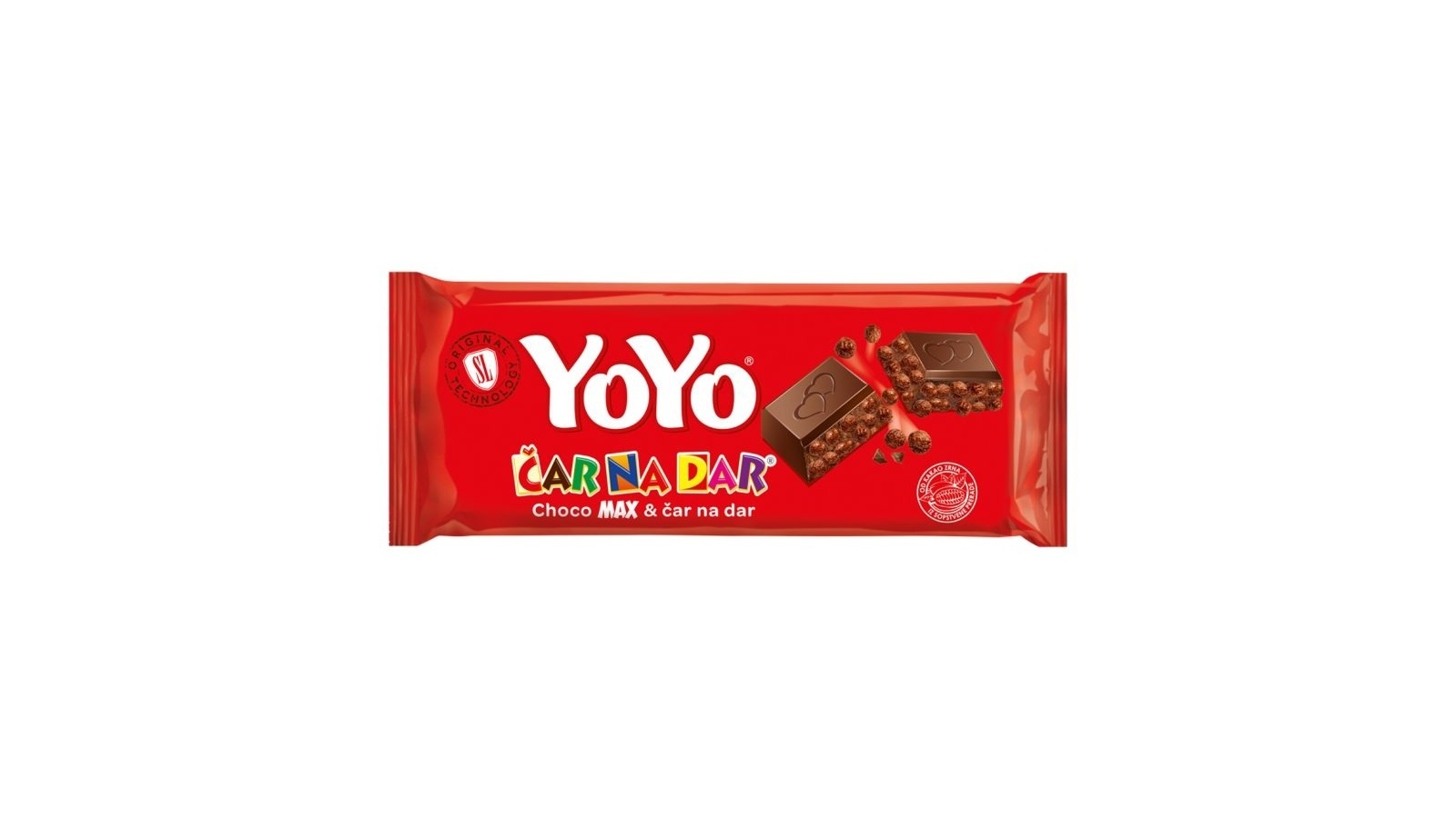Čokolada YOYO Čar na dar choco max 130g - Cenoteka