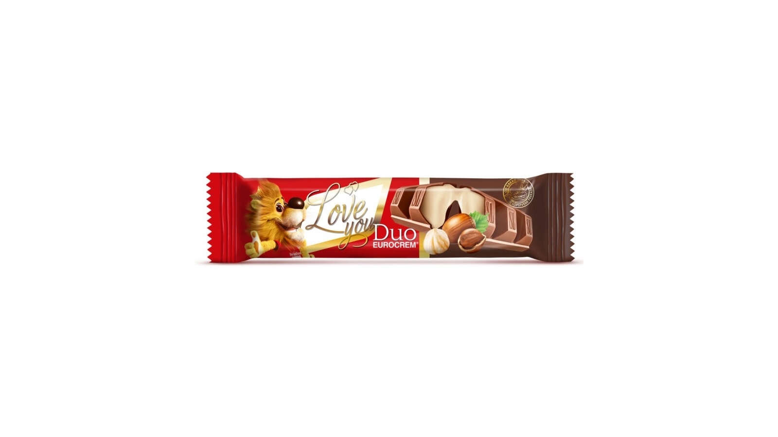 Čokoladica SWISSLION Duo love you eurokrem 40g - Cene i Akcije