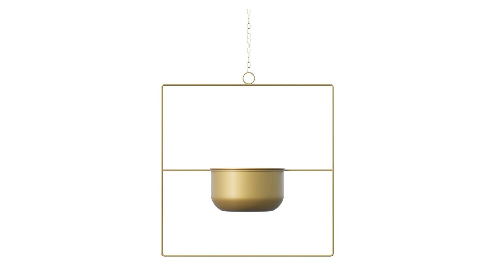 Saksija WALLXPERT Pandantif gold 40x40cm zlatna - Cenoteka